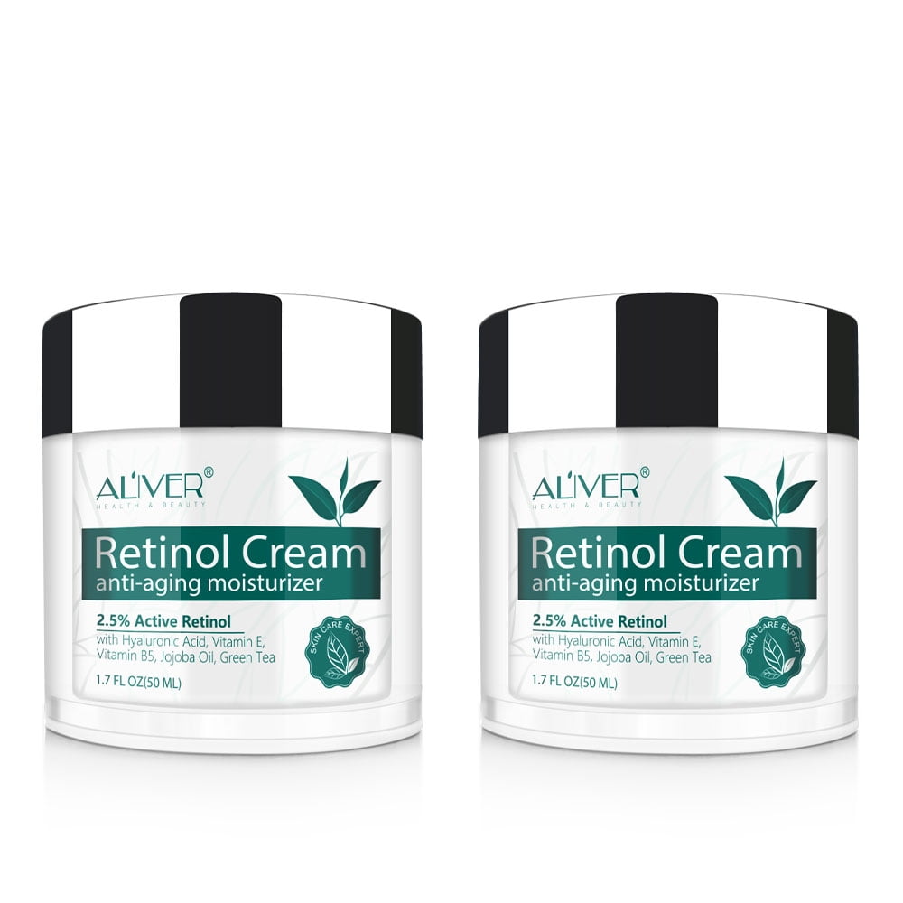 ALIVER Retinol Cream for Face, Facial Moisturizer with Vitamin E ...