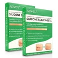 ALIVER Silicone Scar Sheets, Reusable Scar Removal Strips for Acne ...