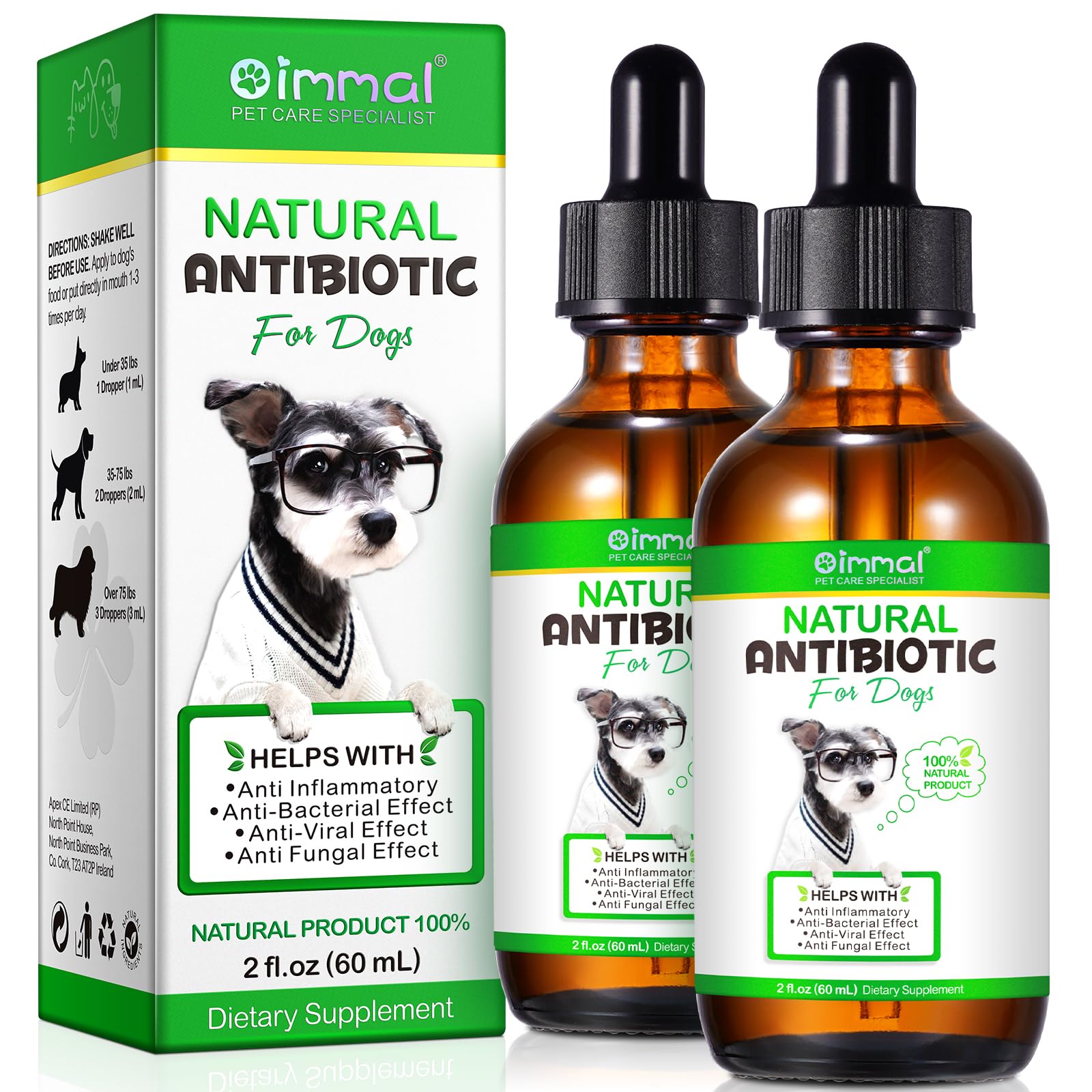 ALIVO Antibiotics for Dogs, SAF21 Natural Dog Antibiotics Supports Dog ...