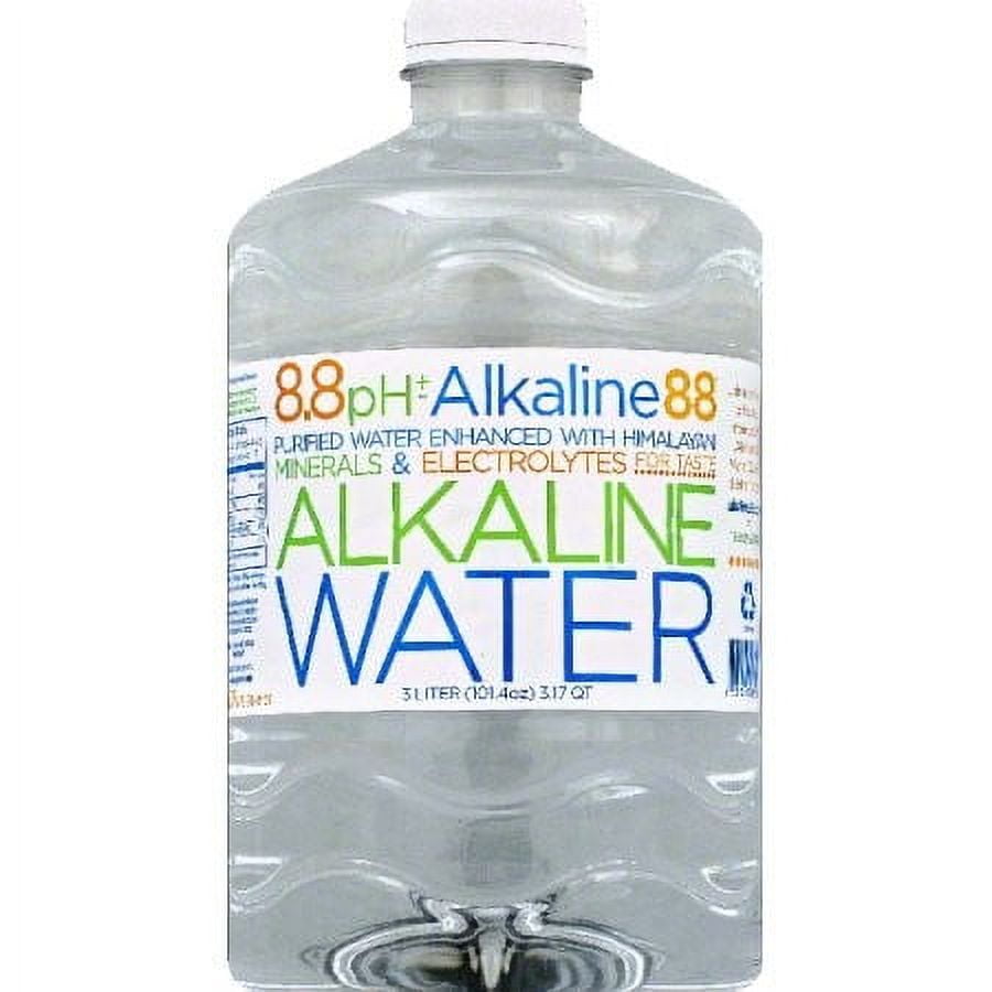 Alkaline88 Bottled Purified Drinking Alkaline Water, 101 Fl Oz, 1 Ct ...