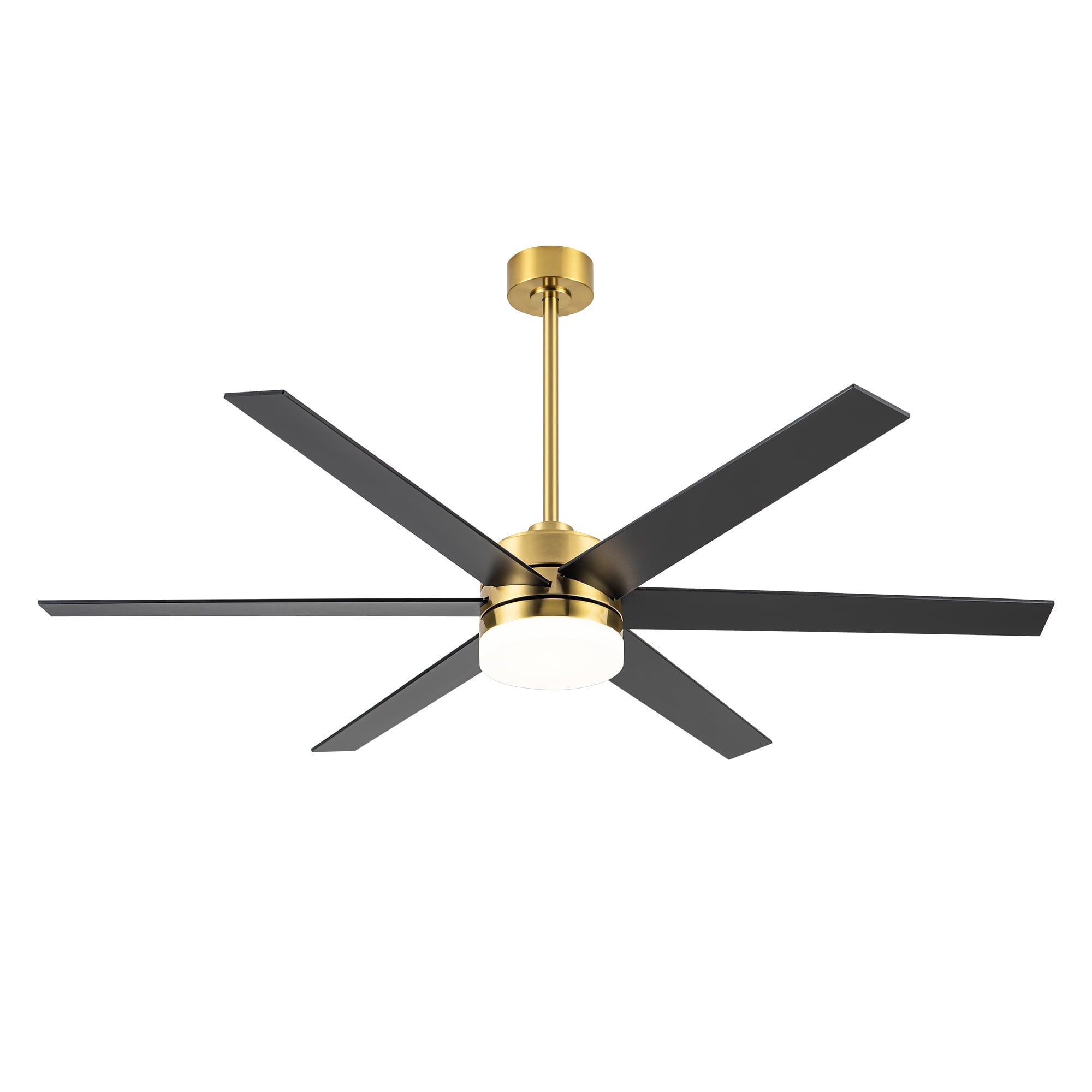 ALKAFY 65 inch Ceiling Fan with Light and Remote Control, 6-Blade ...