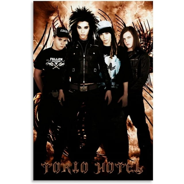 ALKANI Tokio Hotel Poster Rock Band Music Posters Poster Decorative ...