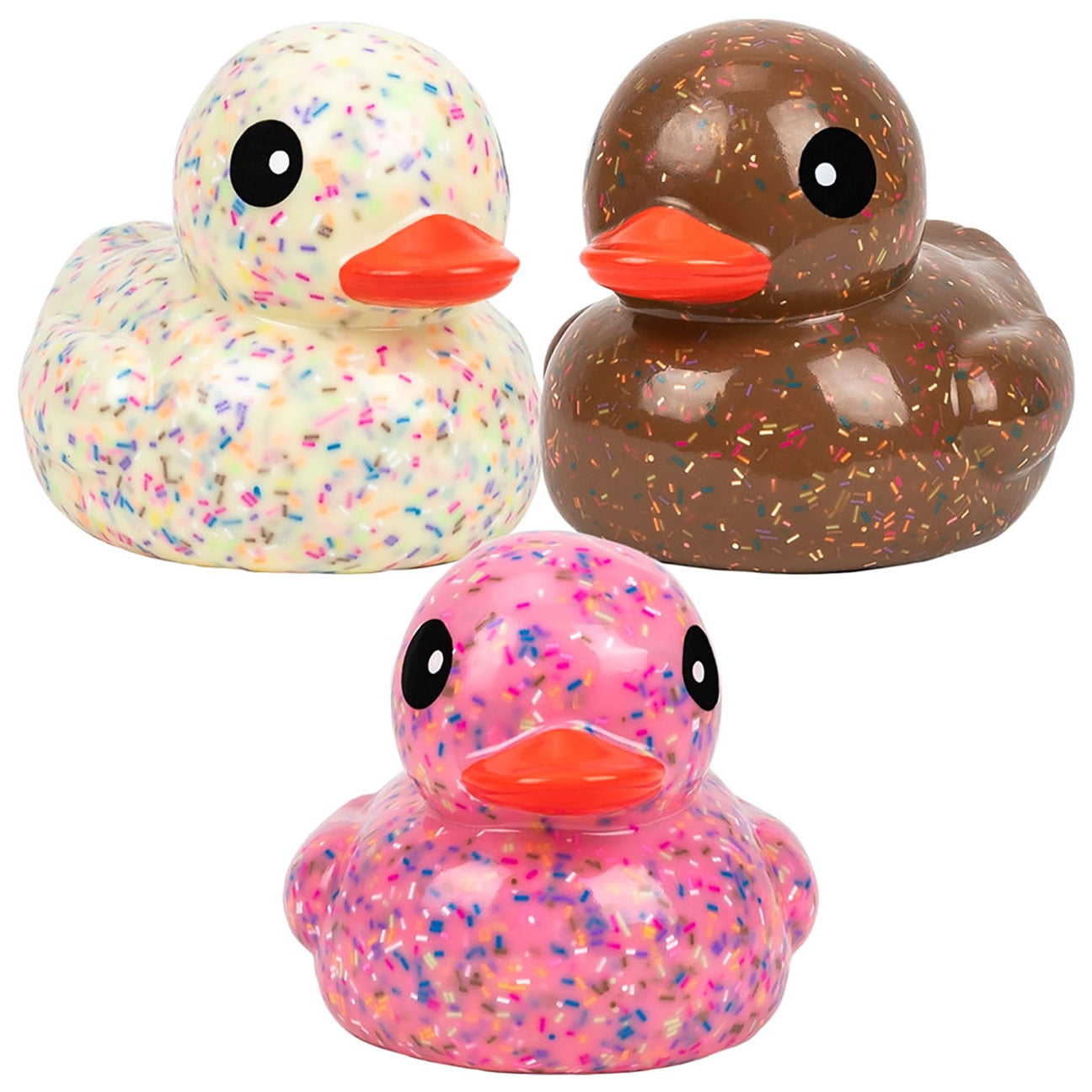 ALL 3 Color Jumbo Ice Cream with Sprinkles Rubber Ducks - Rubber Ducky ...