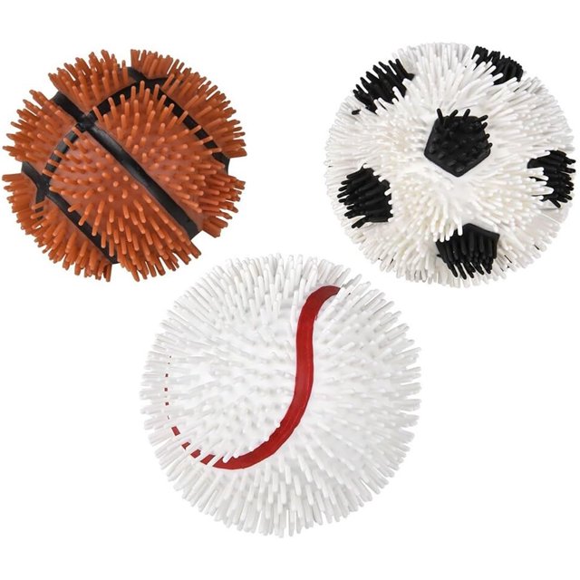 ALL 3 Sports Stress Balls - Soft Creamy Doh Filled Sport Squeeze Ball ...
