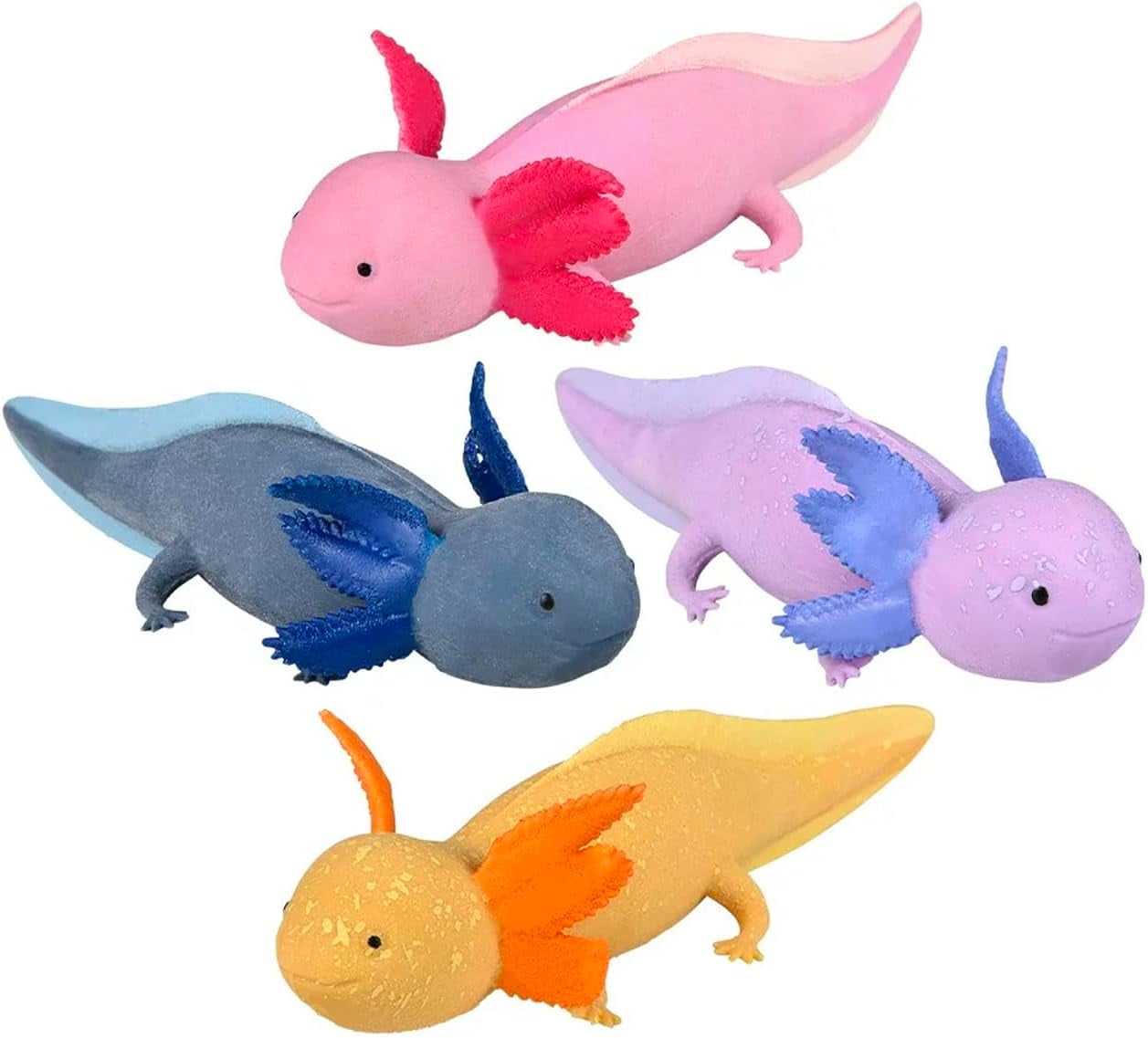 ALL 4 COLORS Smaller 6" Grow an Axolotl in Water - Add Water and it ...