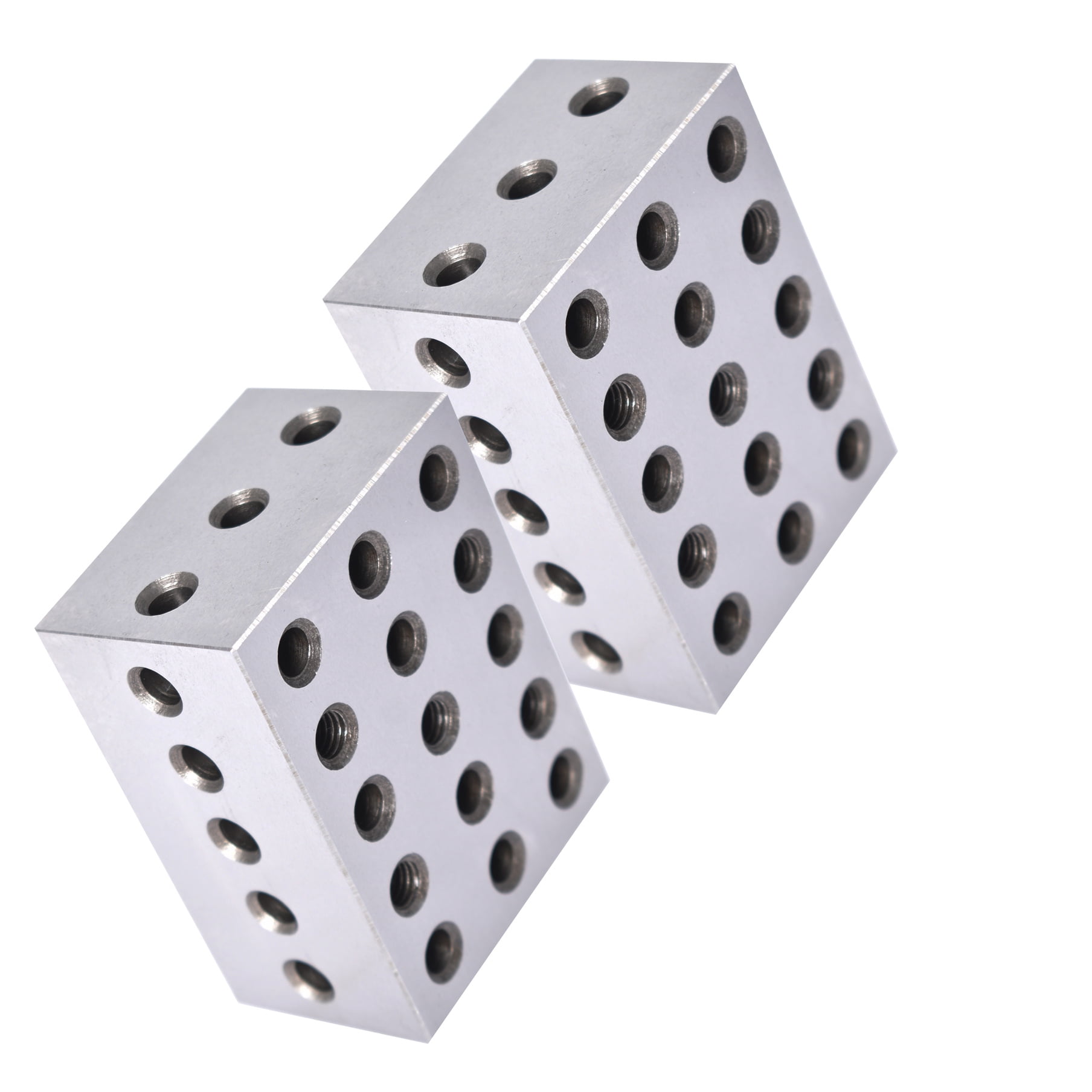 ALL-CARB 1 Matched Pair Ultra Precision 2-3-4 Blocks 23 Holes .0002 ...
