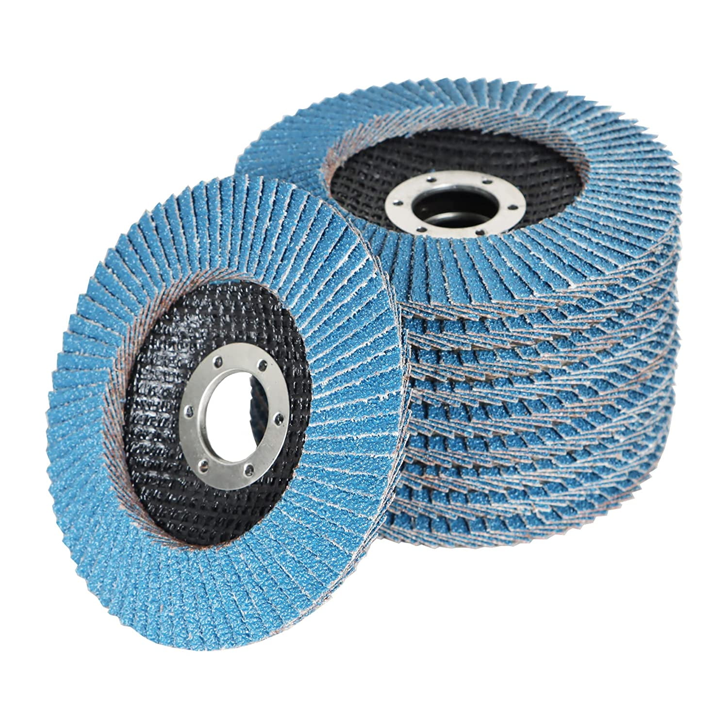 ALL-CARB 10-Pack, 40 Grit, 4-1/2 x 7/8 Flap Discs Grinding Wheel, Type ...