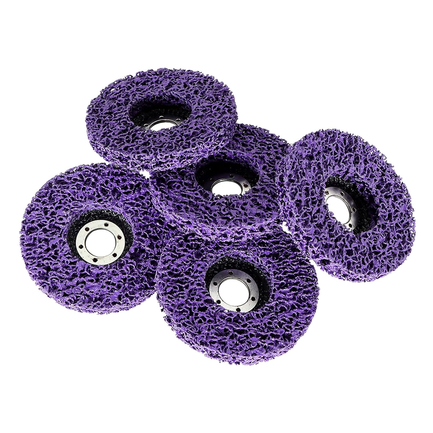 ALL-CARB 10 Packs 4-1/2 x 7/8 Strip Discs Stripping Wheel (Purple) Fit ...