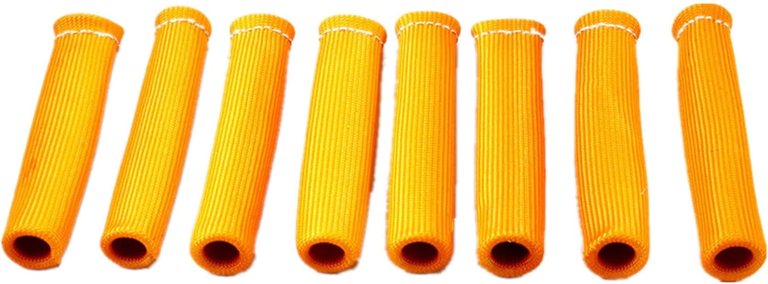 ALL-CARB 1200° SPARK PLUG WIRE BOOTS HEAT SHIELD PROTECTOR SLEEVE SBC ...