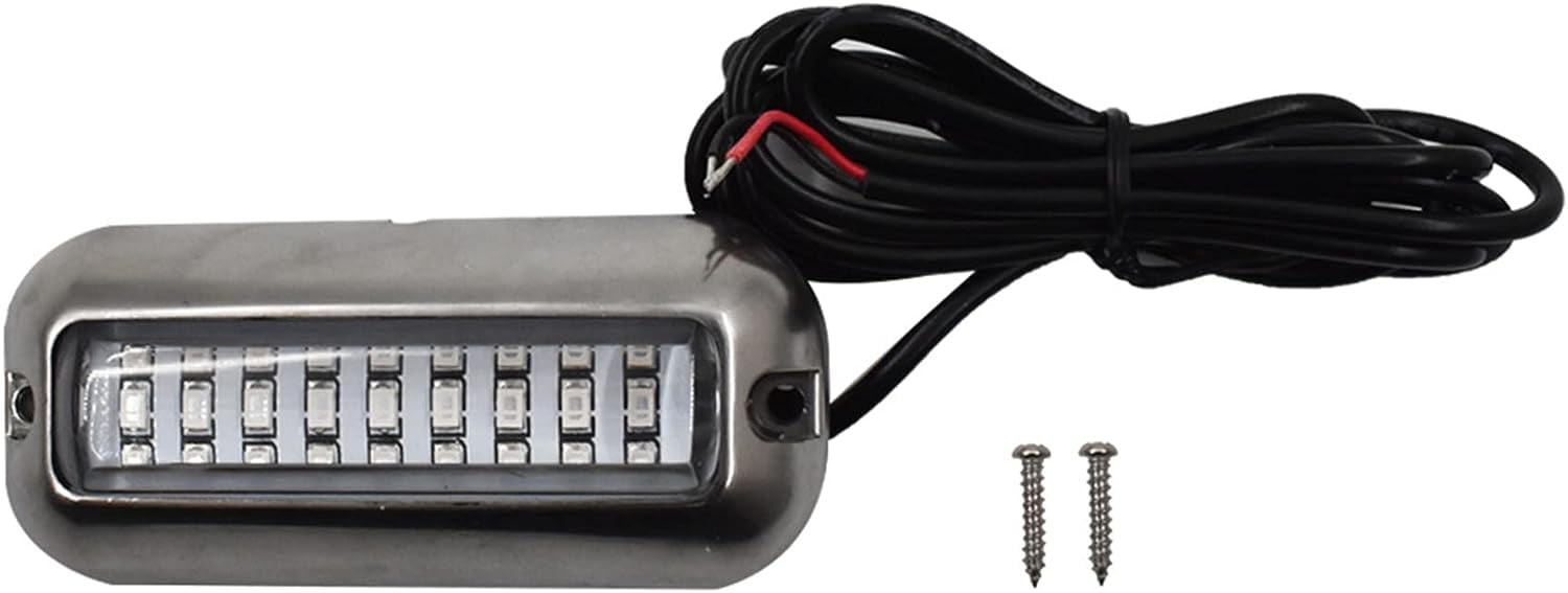 ALL-CARB 12V 27LED Blue Underwater Marine Transom Light Stern Lights ...