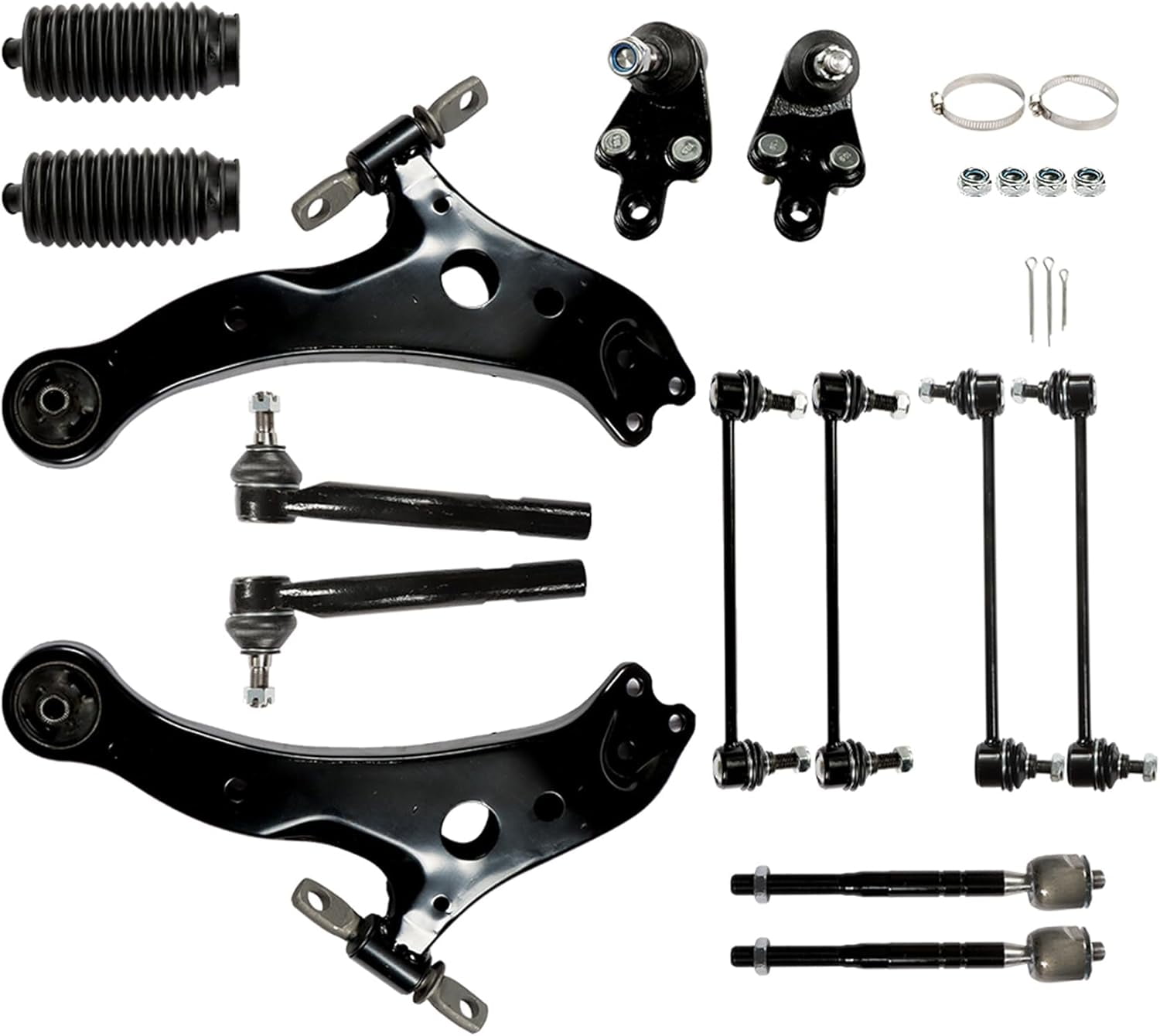 ALL-CARB 14Pc Front Suspension Kit Control Arms Replacement for Toyota ...