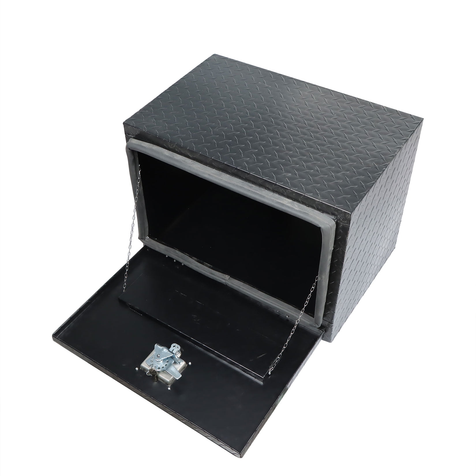 ALL-CARB 24 Inch Aluminum Underbody Tool Box with Latch For Flatbed ...