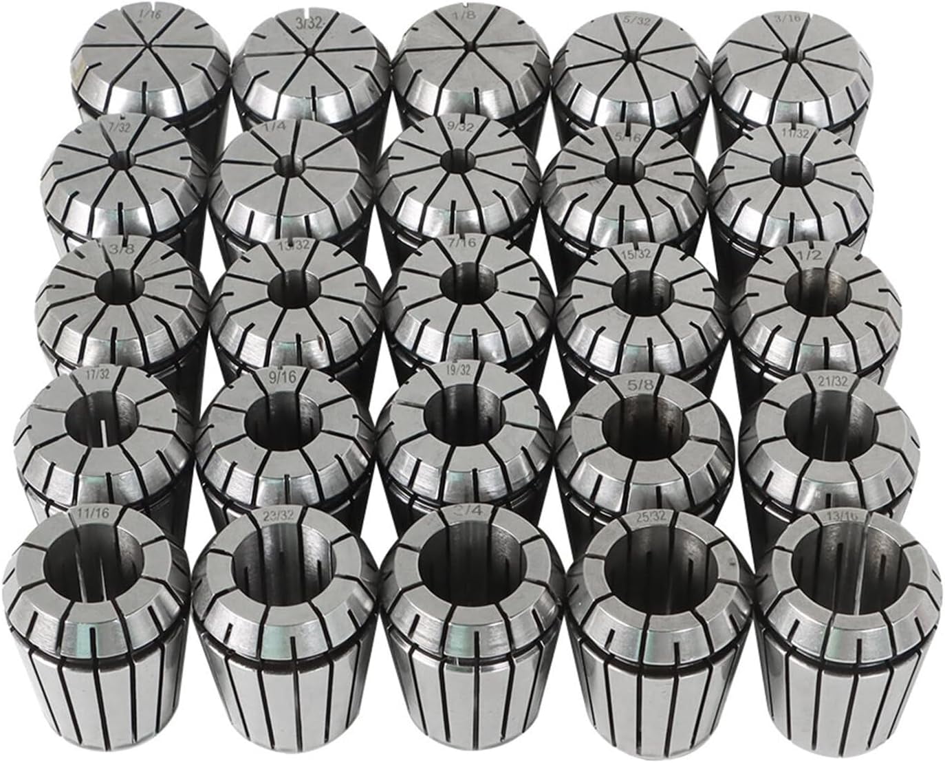 ALL-CARB 25PCS Spring Collet Er32 Collet 1/16in to 25/32in for Cnc ...