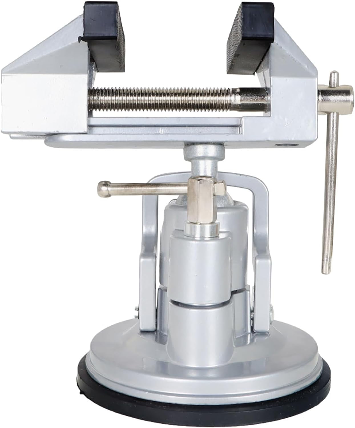 ALL-CARB 3.15 Inch Jaw Width Portable Base Vise Vacuum Base Vise Pivots ...