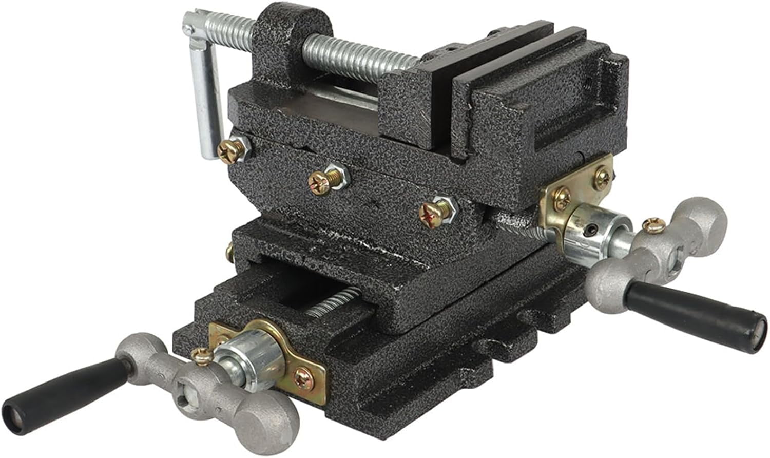 ALL-CARB 3 Inch Cross Slide Drill Press Vise 2 Way X-Y Heavy Duty Clamp ...