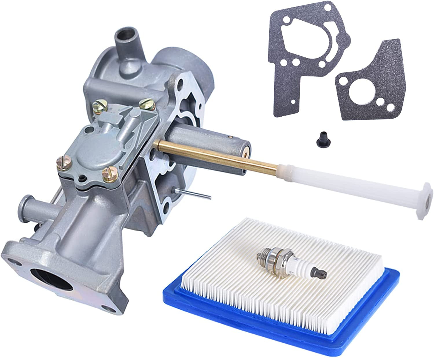 ALL-CARB 498298 5 HP Carburetor with Spark Plug Gasket Air Filter ...
