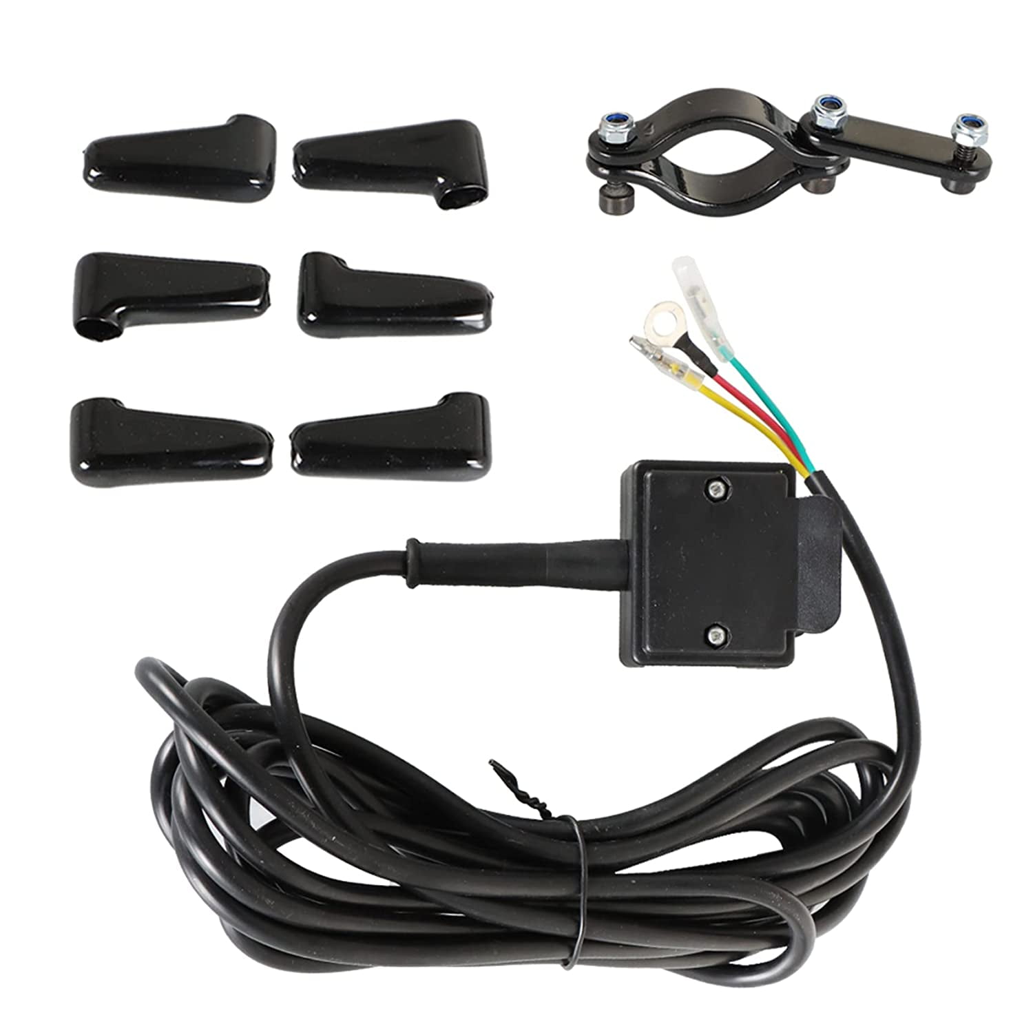 ALL-CARB ATV 12V Handle Bar Control Switch & Mounting Bracket Winch ...