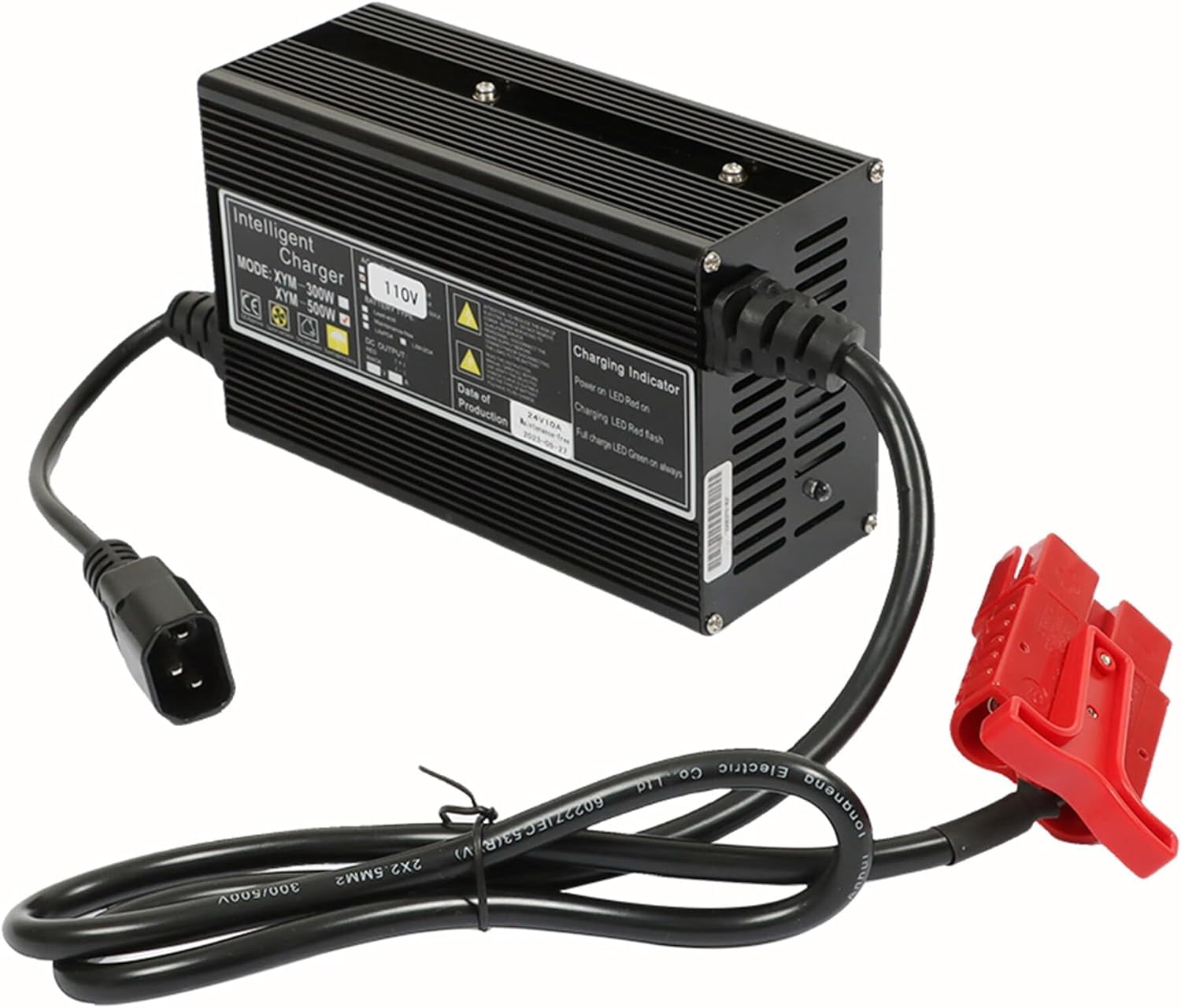 ALL-CARB Battery Charger with Pallet Jack, 24V 10A, with SB120 120A Red ...