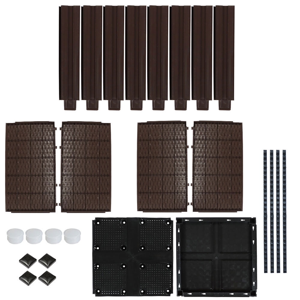 ALL-CARB Bed Raised Garden Planter Vegetable Flower Wooden Box Pot Herb ...