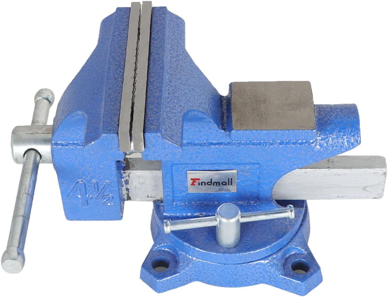 ALL-CARB Benchtop Vise 4-1/2 inch Vise Rotary Base Bench for ...