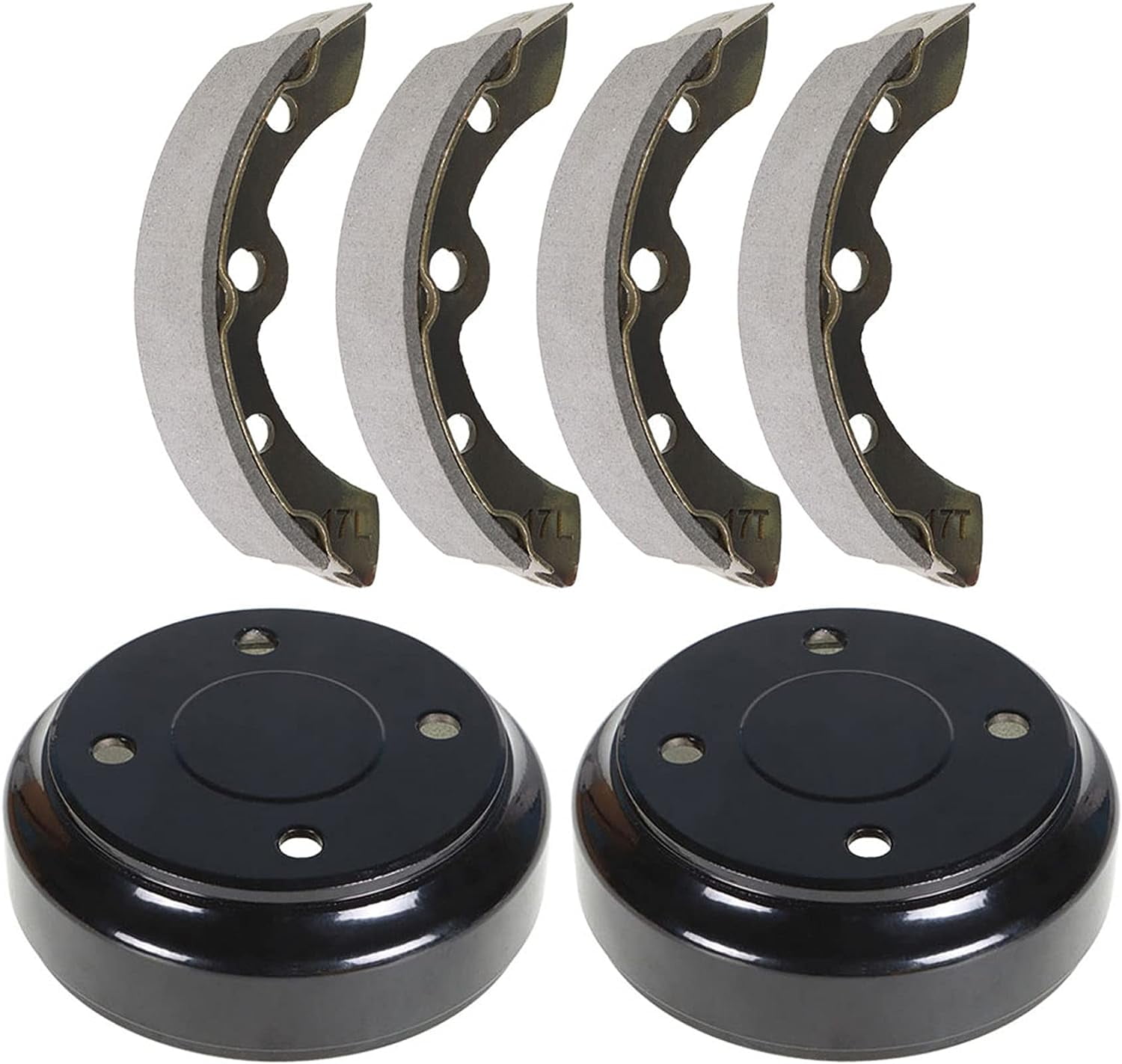 ALL-CARB Brake Shoes And Brake Drums Kit For Club Car Golf Cart DS ...