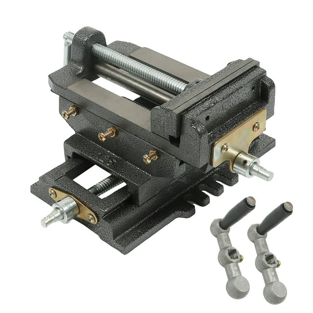 ALL-CARB Cross Slide Drill Press Vise 2 Way X-Y Heavy Duty Clamp ...