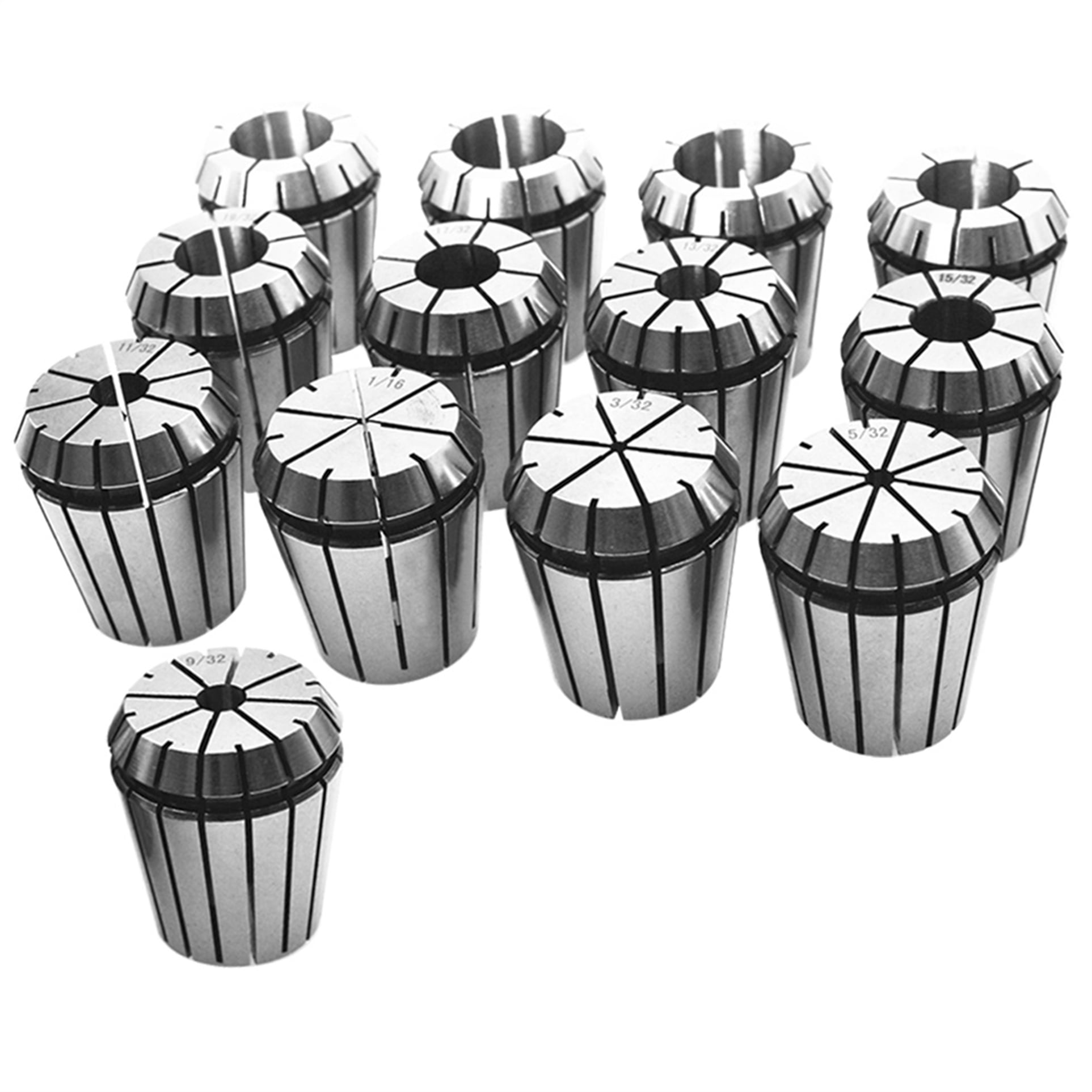 ALL-CARB ER32 13Pcs Spring Collet Set for CNC Workholding Engraving ...