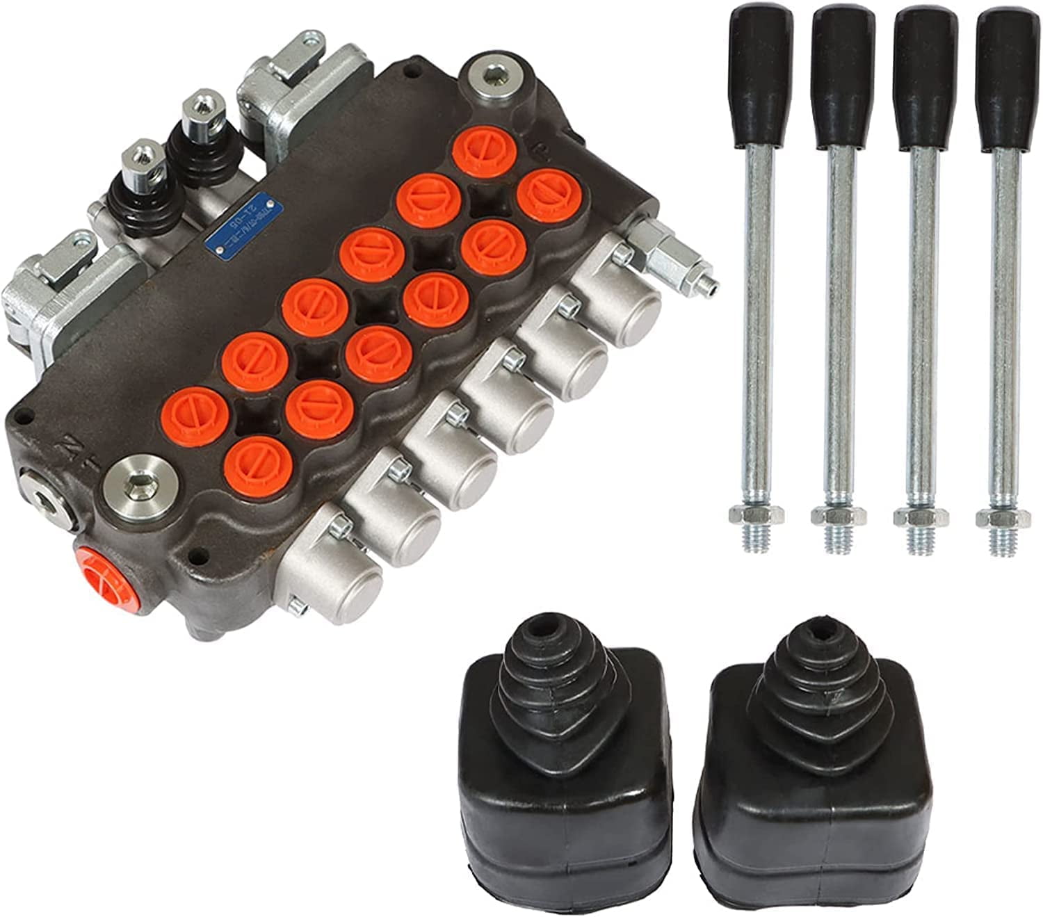 ALL-CARB Hydraulic Directional Joystic Control Valve - 6 Spool 21 GPM ...