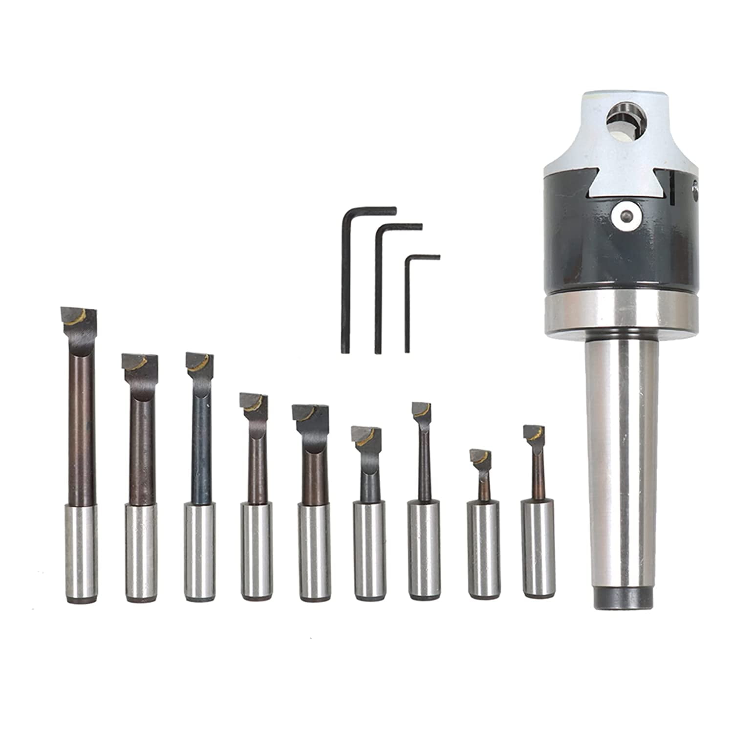 ALL-CARB MT3 Bar Cutter Set 2 Inch Boring Head for Milling Forming and ...