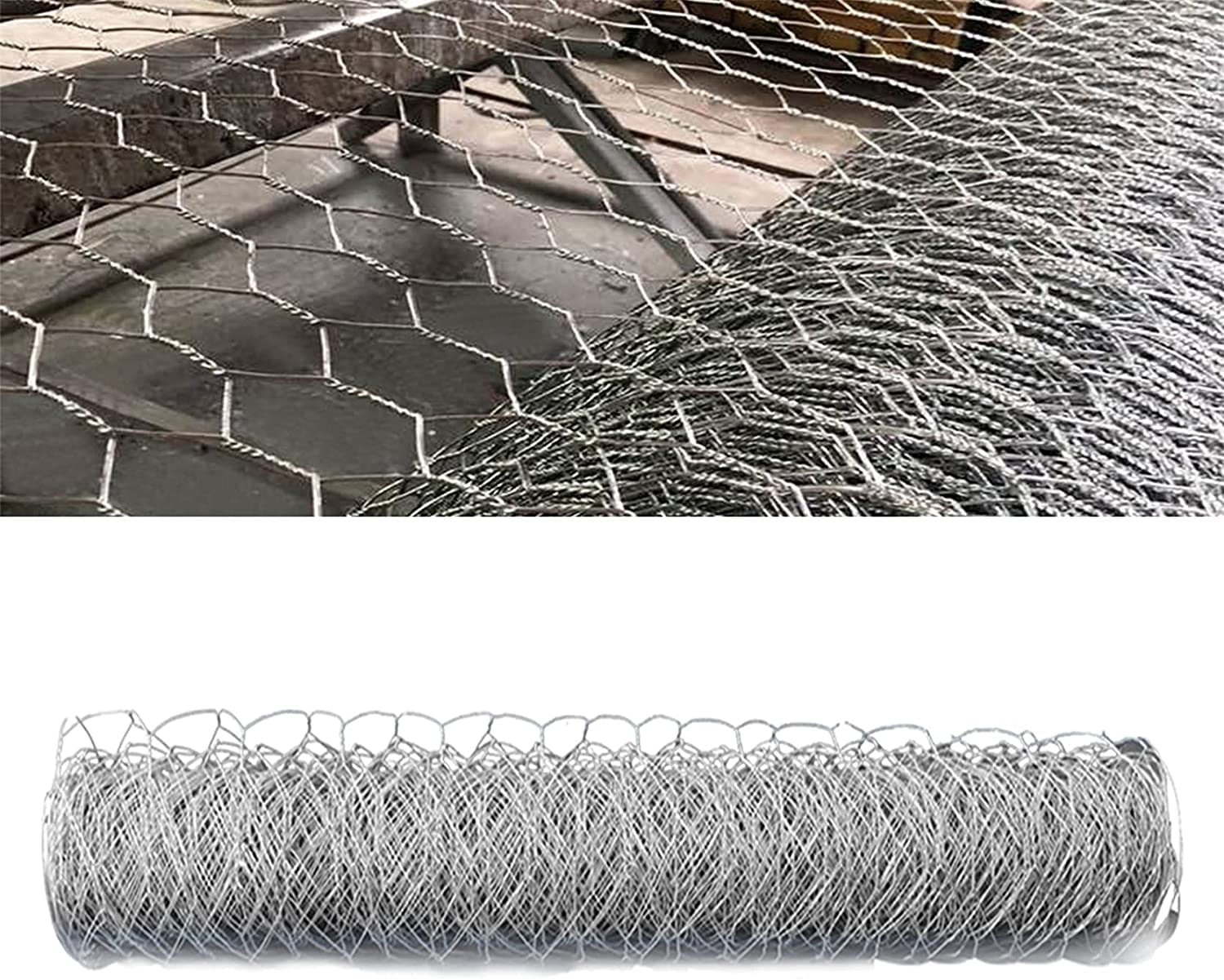 ALL-CARB NEW Galvanized Poultry Net Metal Mesh Fencing Chicken Wire 2 ...