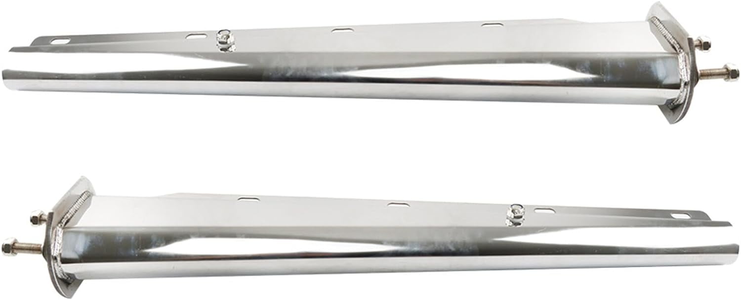 ALL-CARB Pair 30" Stainless 2-1/2" Bolt Spring Loaded Mud Flap Hangers ...