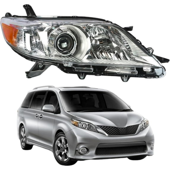 ALL-CARB Replacement for Toyota Sienna 2011-2013 Headlight Assembly ...