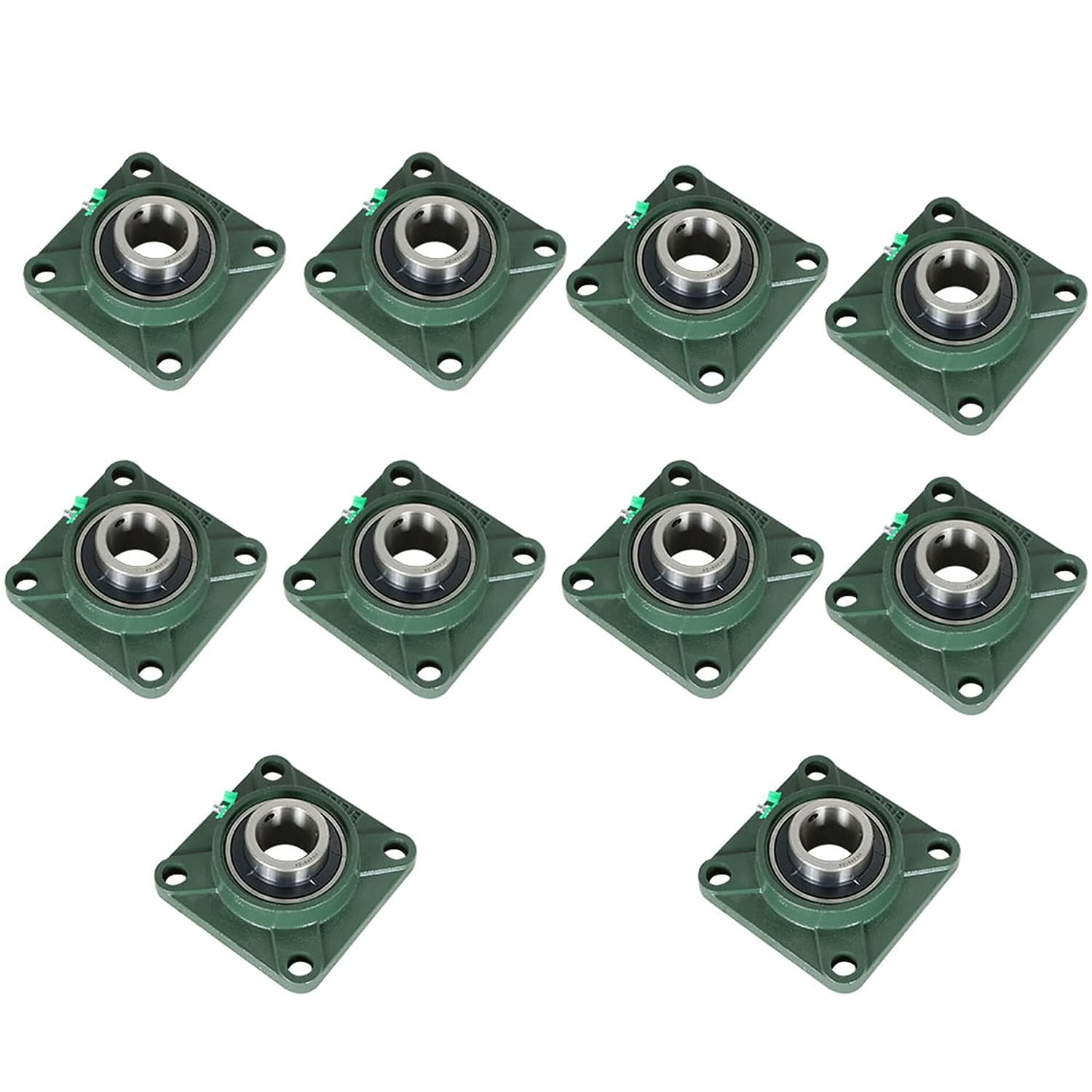 ALL-CARB UCF208-24 Pillow Block Bearing Self-Aligning 1-1/2 Inch Bore 4 Bolts Used for Various ...