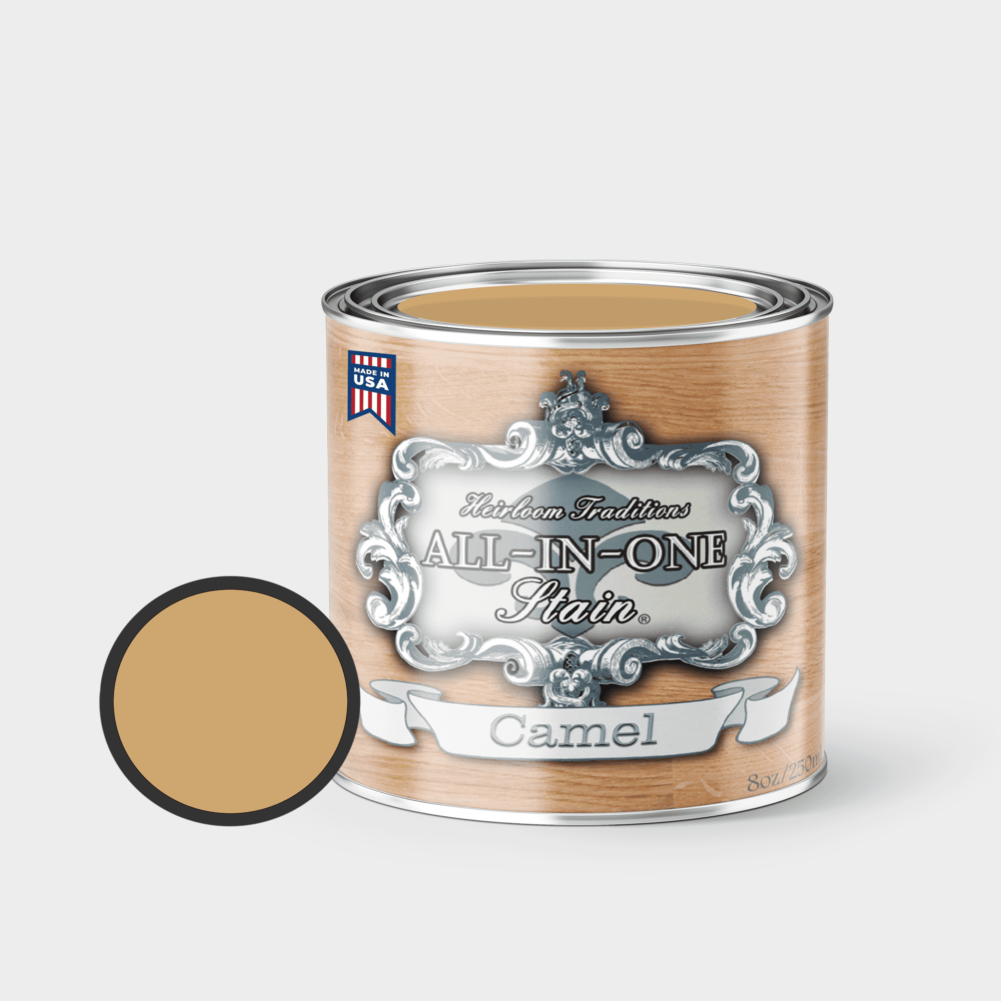 Heirloom Tradition Camel Interior Exterior Gel Stain Paint, 8 oz ...