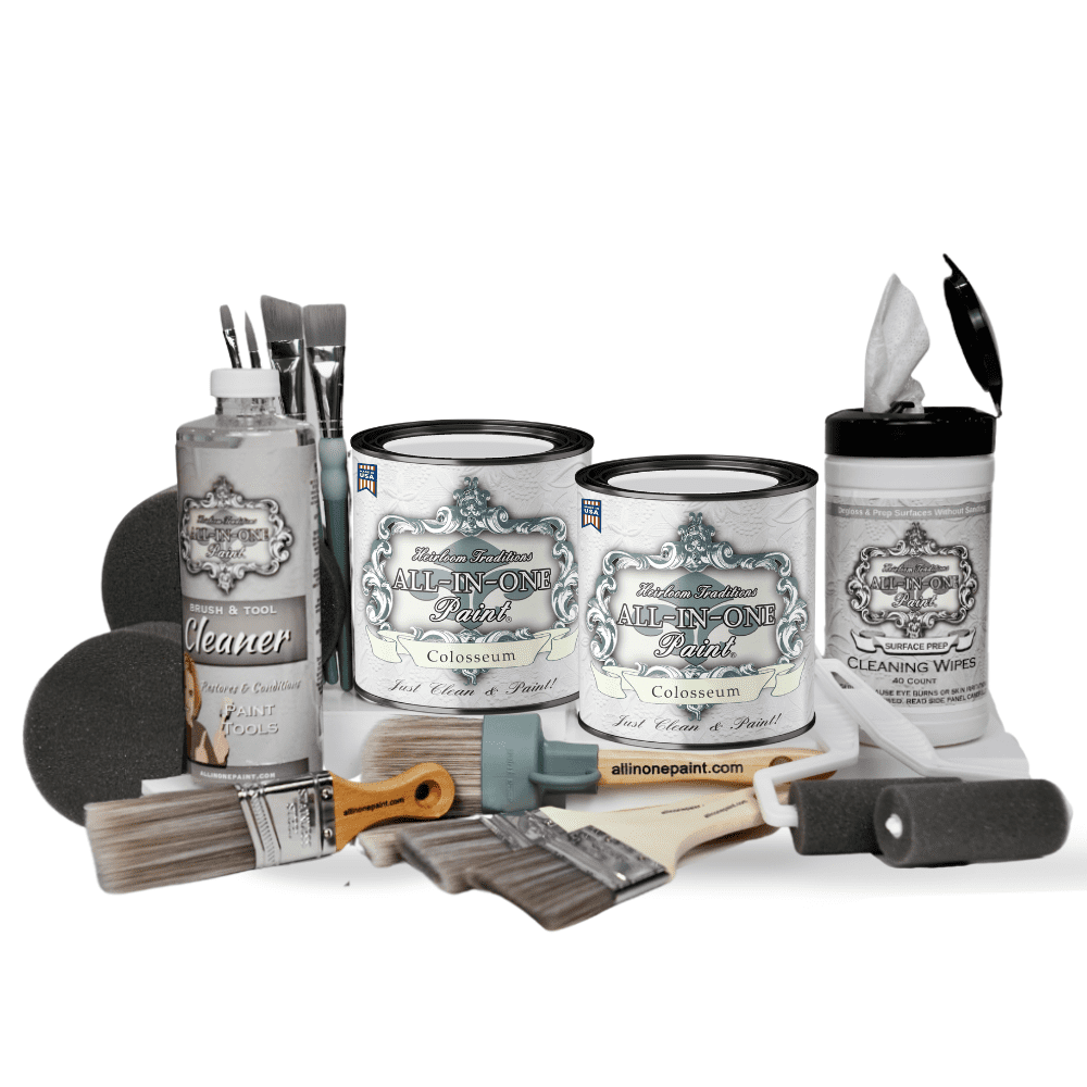 ALL-IN-ONE Paint by Heirloom Traditions, 2 Quart Deluxe Cabinet Paint ...