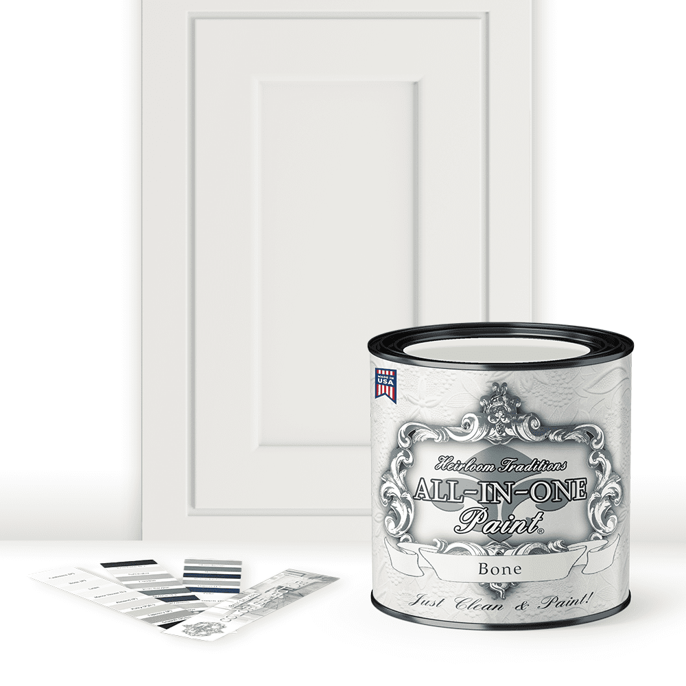 Heirloom Traditions ALL-IN-ONE Paint, Bone Off-White, Quart, No Sanding ...