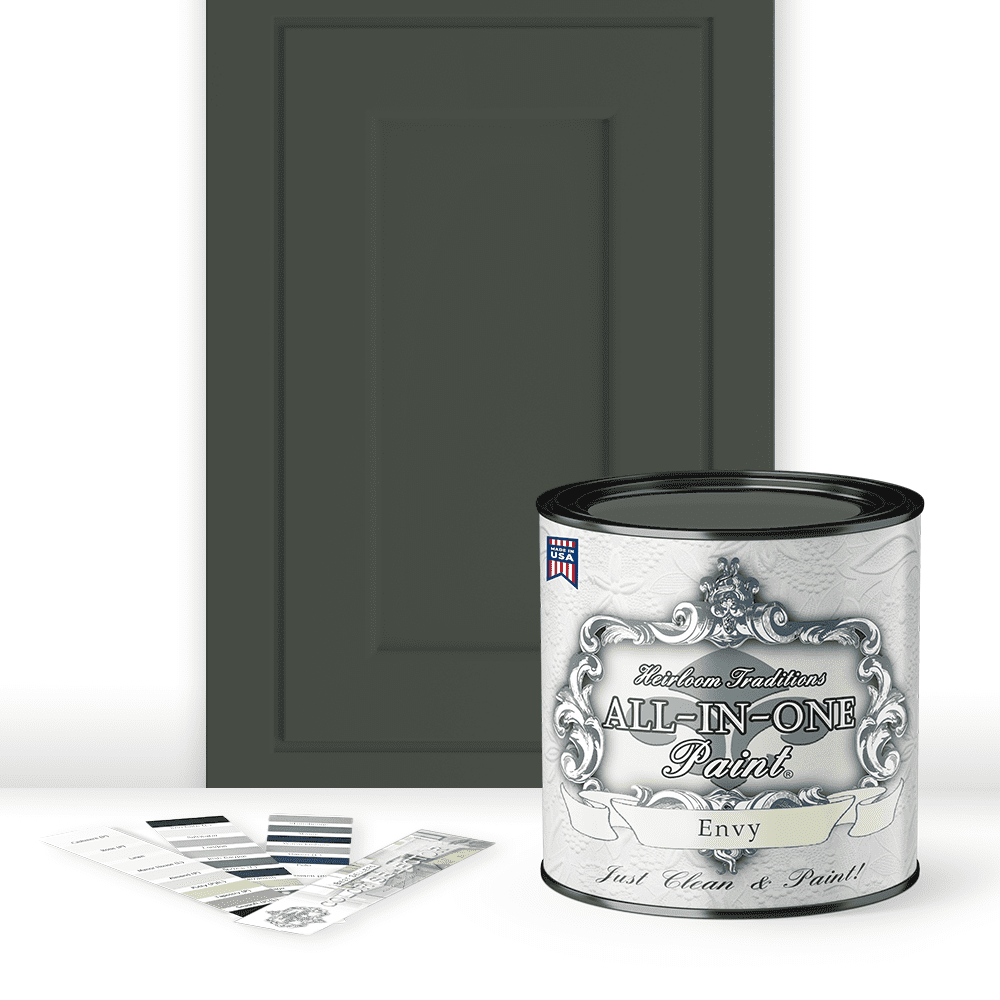 Heirloom Traditions ALL-IN-ONE Indoor/Outdoor Envy Paint (Slate Green ...