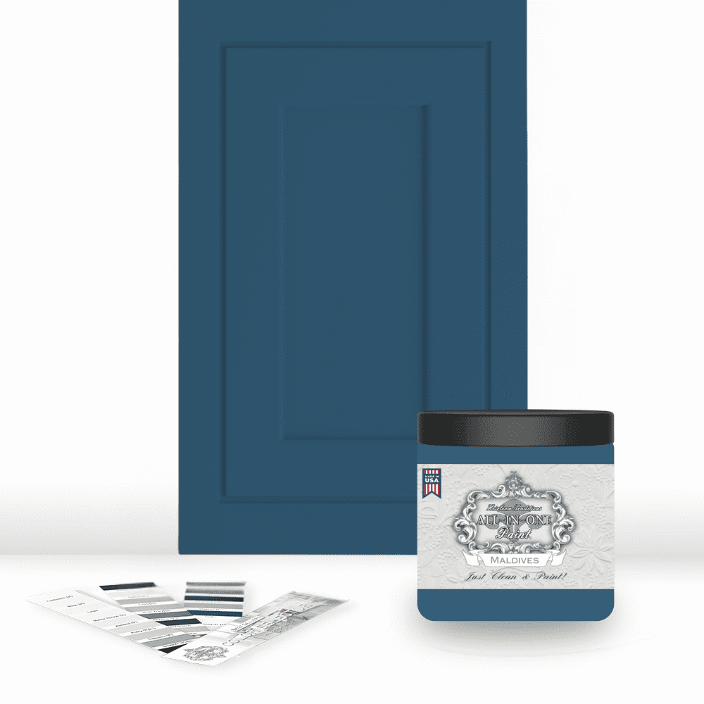 ALL-IN-ONE Paint by Heirloom Traditions, Maldives (Royal Blue), 8oz ...