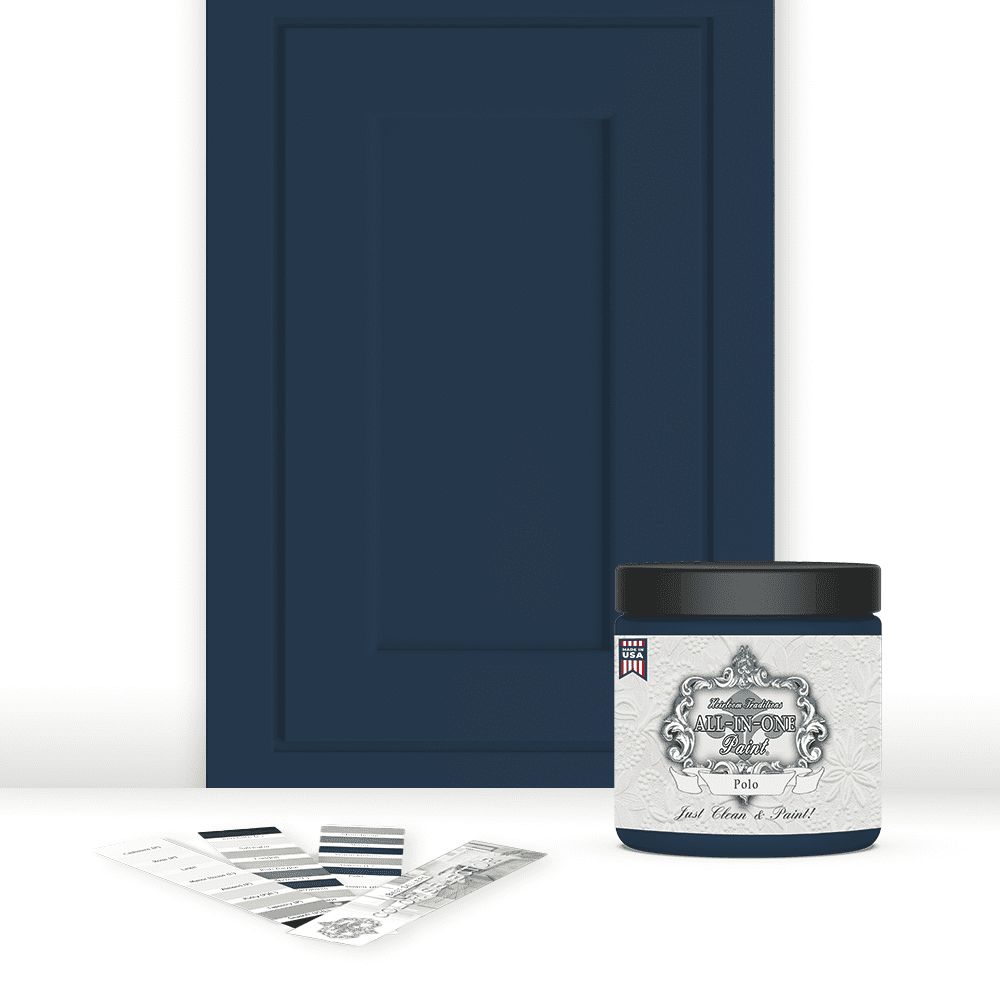 Heirloom Traditions All-in-One Paint, Dark Navy Polo, 8oz Sample, No ...