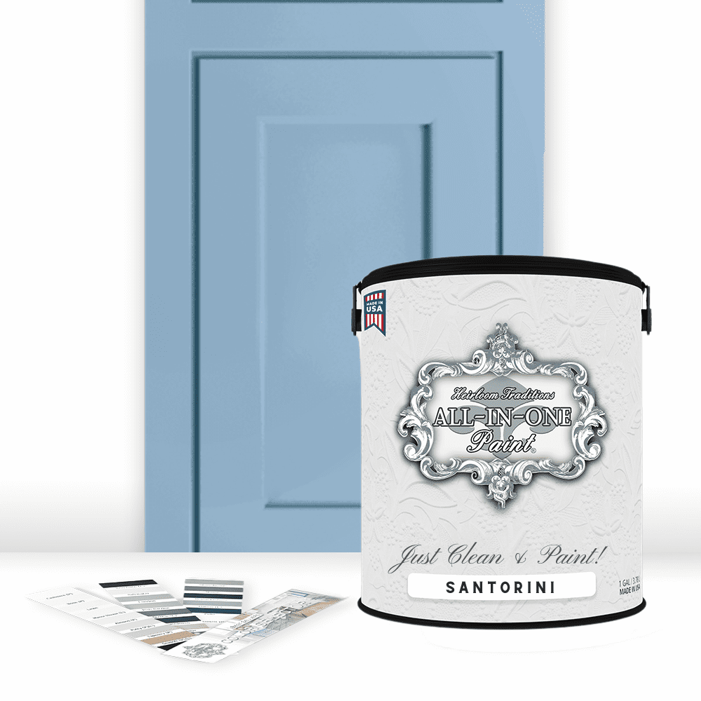 ALL-IN-ONE Paint by Heirloom Traditions, Santorini (Slate Blue), Gallon ...