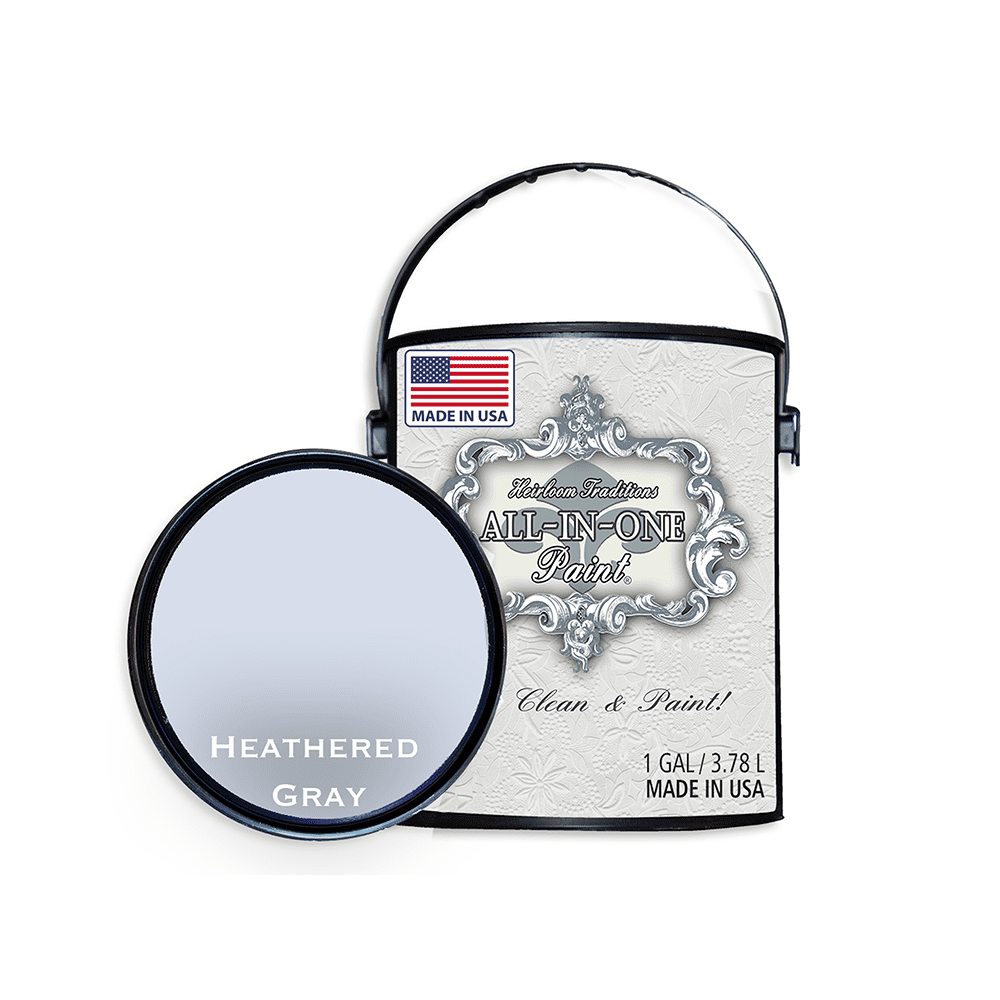 ALL-IN-ONE Paint, Heathered Gray (Light Cool Gray), 128 Fl Oz Gallon ...