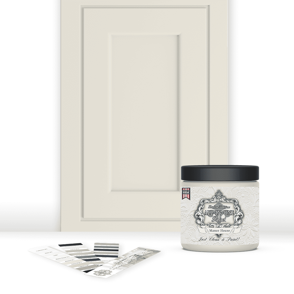 ALL-IN-ONE Paint, Manor House (creamy off white), 8 Fl Oz Sample. Plus ...
