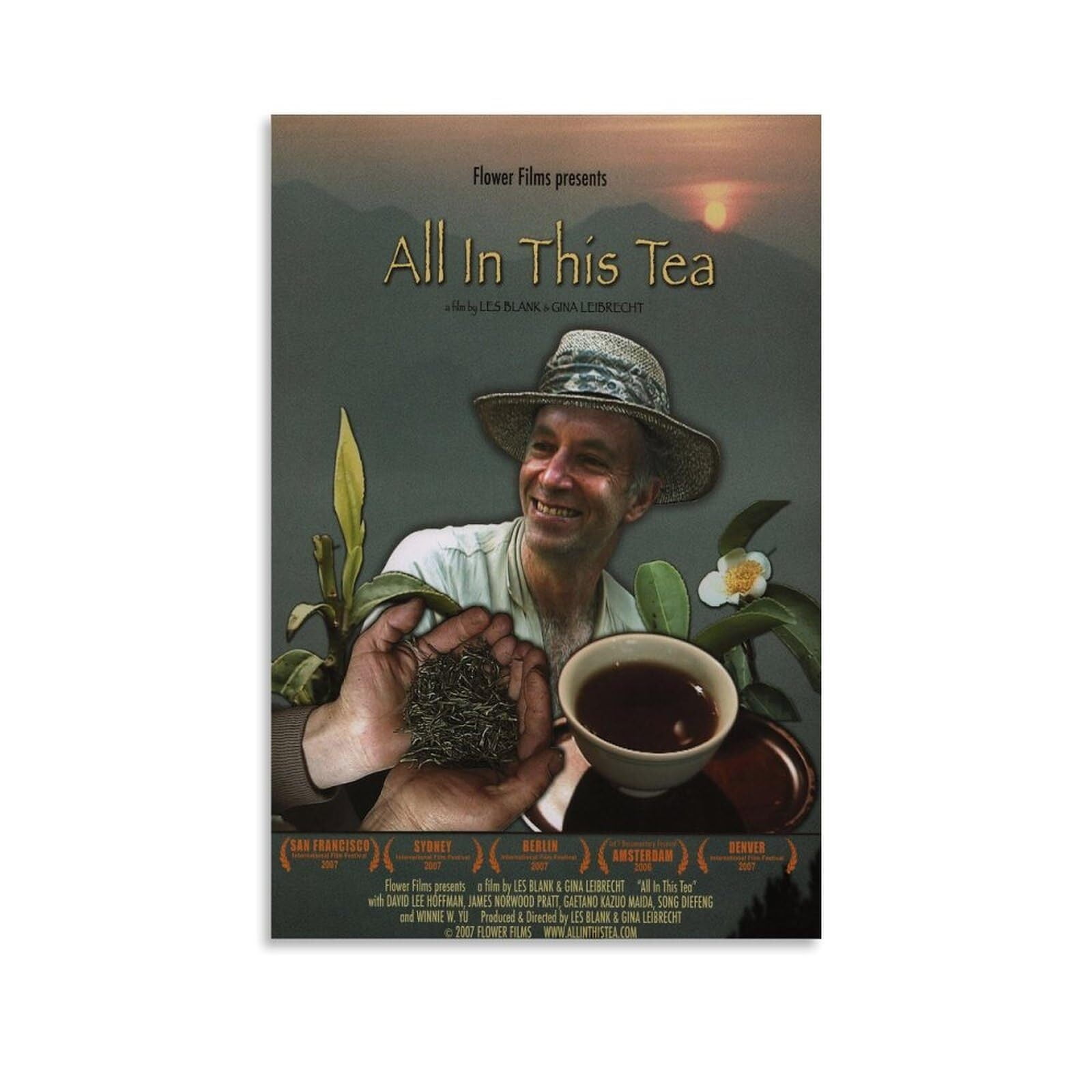 ALL IN THIS TEA Movie Poster Canvas Wall Art Painting Living Room Decor ...