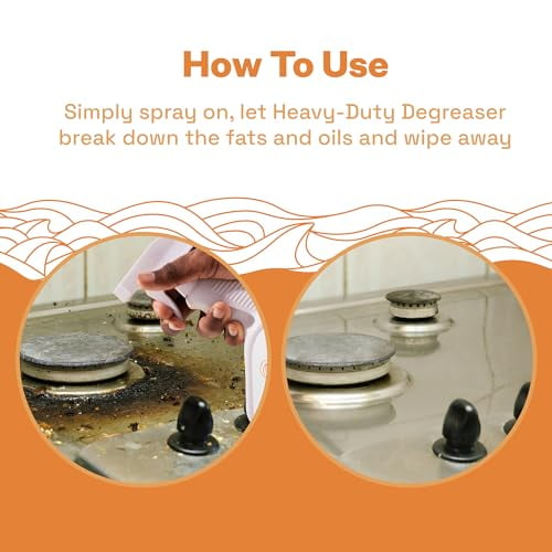 ALL-NATURAL Heavy Duty Degreaser - Powerful Grill & Stainless Steel ...