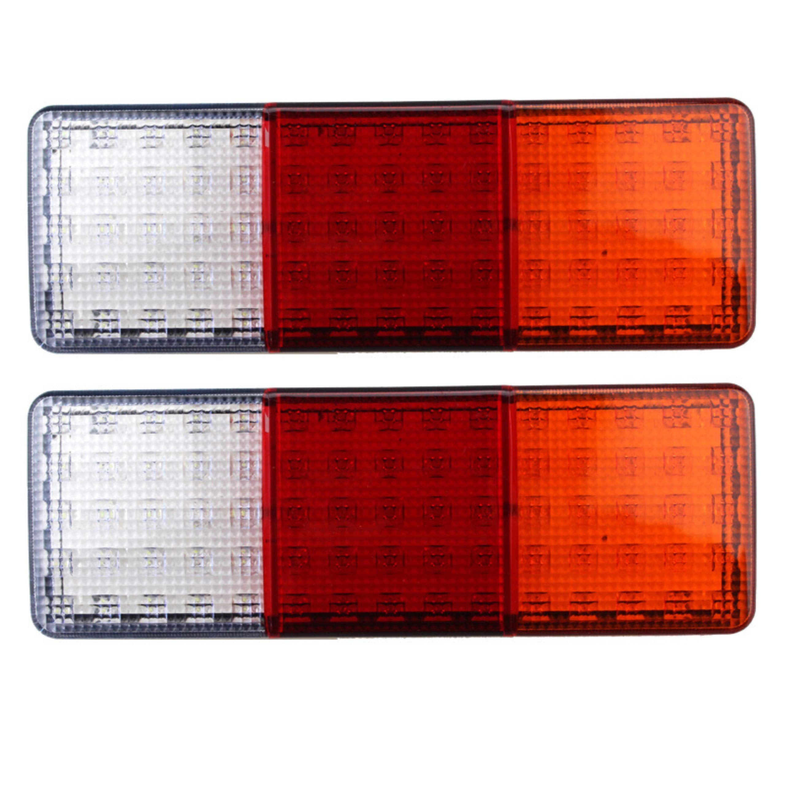 [ALL STAR TRUCK PARTS] IFF17 75 LED Truck Rectangle 3 Color Tail Light ...
