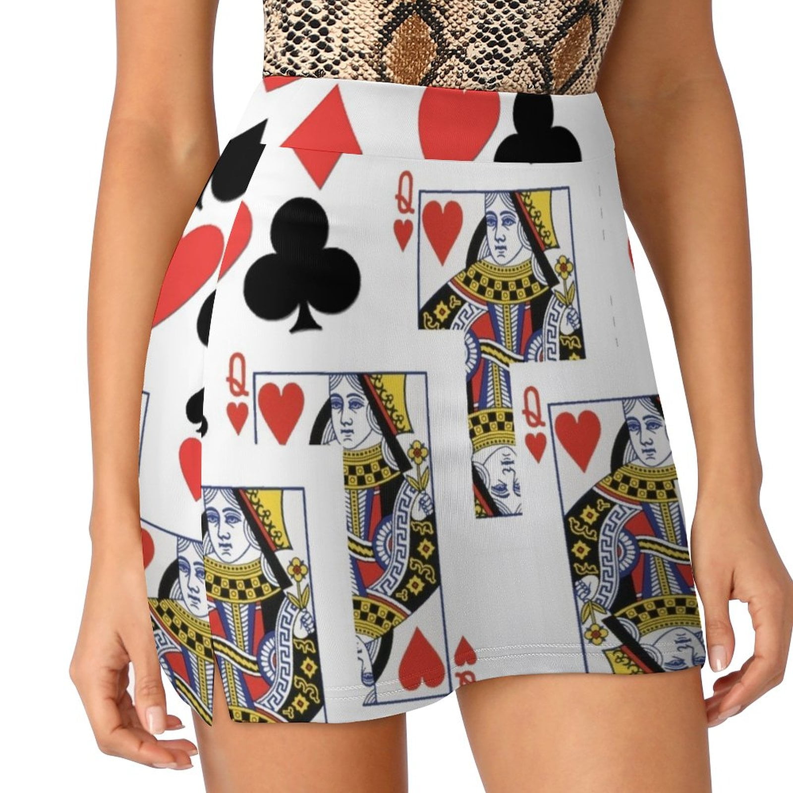 ALL SUITES & ACESCASINO NIGHTS MBLING CARDS Light Proof Trouser Skirt ...