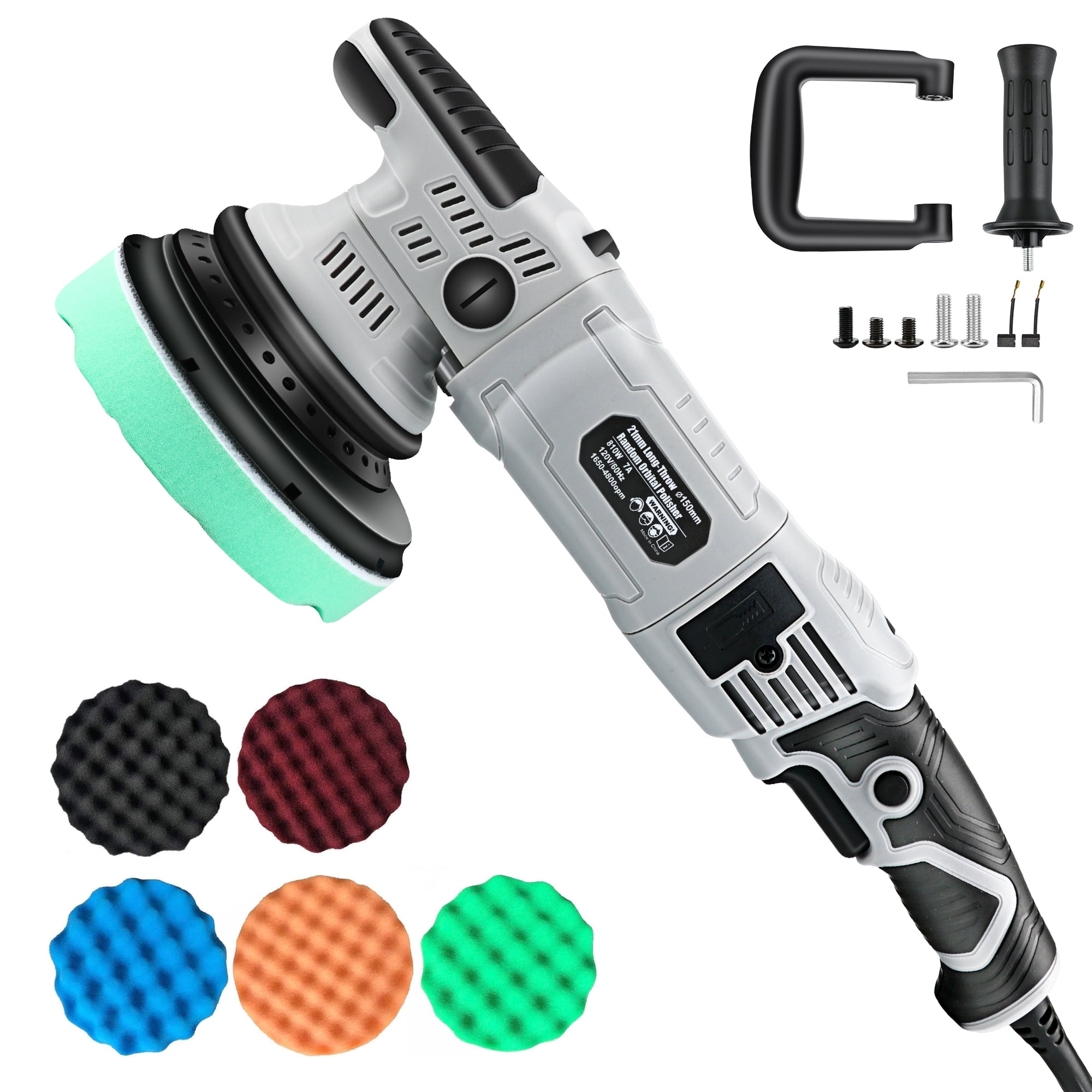 ALL4DETAIL 6'' Automotive Auto Orbital Detailing 810W Dual Action Car ...