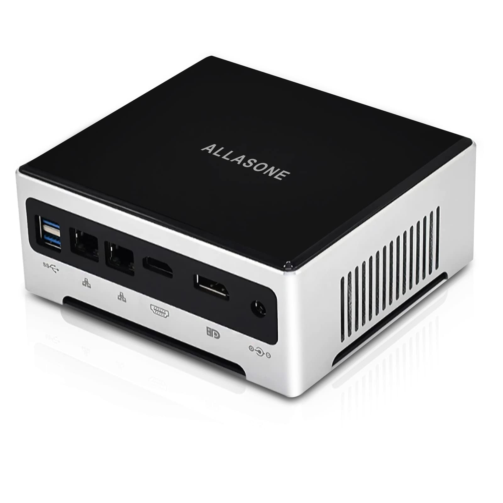 ALLASONE Mini Computers with Windows 11 Core i7-1065G7,Mini PC Dual LAN ...
