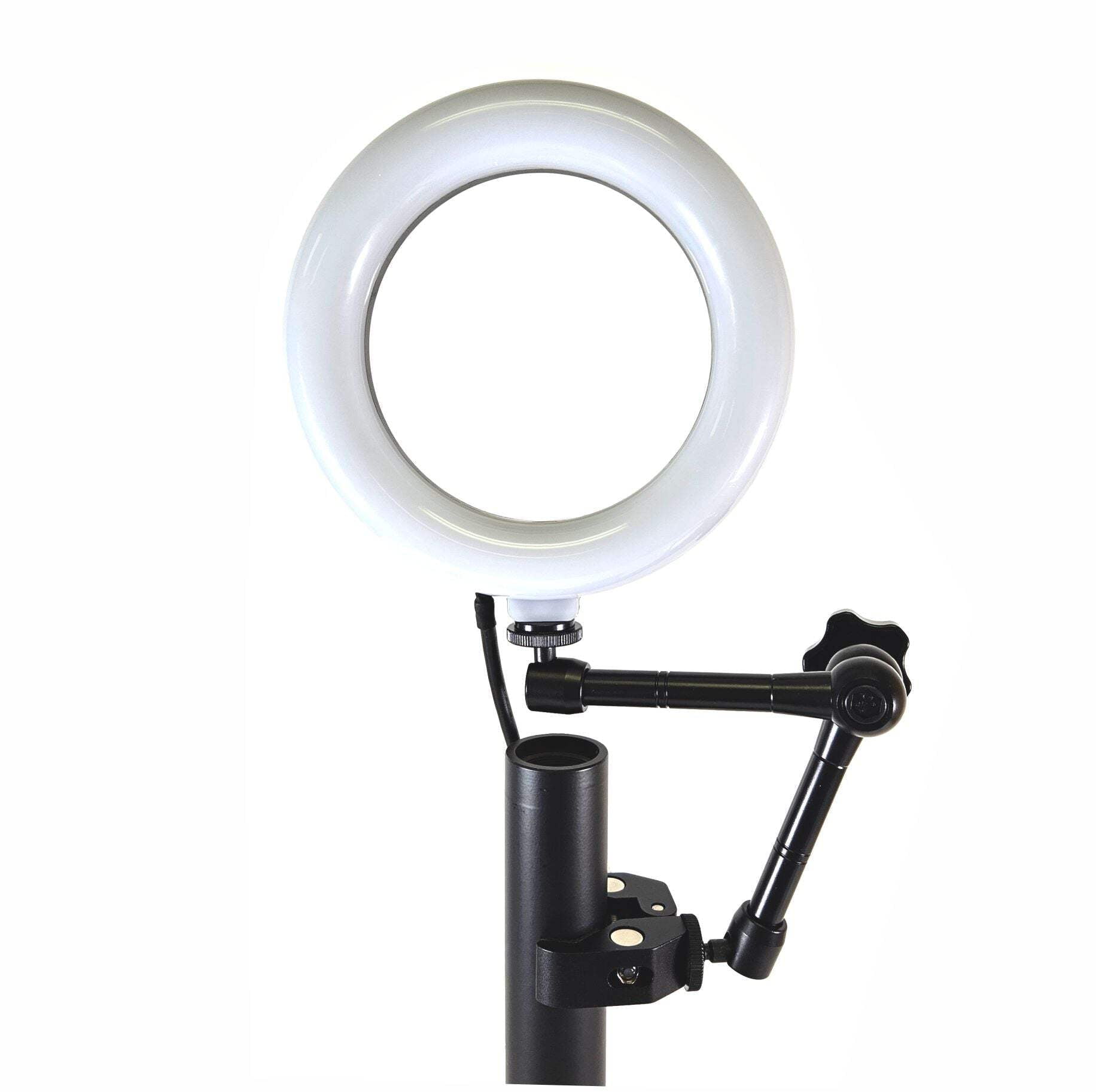 ALLCAST 6" Ring Light with Adjustable Arm Pole Clamp - Walmart.com