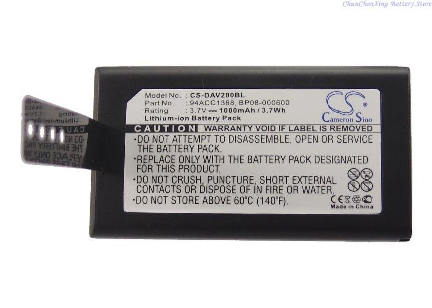 ALLCCX 1000mAh Barcode Scanner Battery 94ACC1368 for Datalogic CVR2, DL ...
